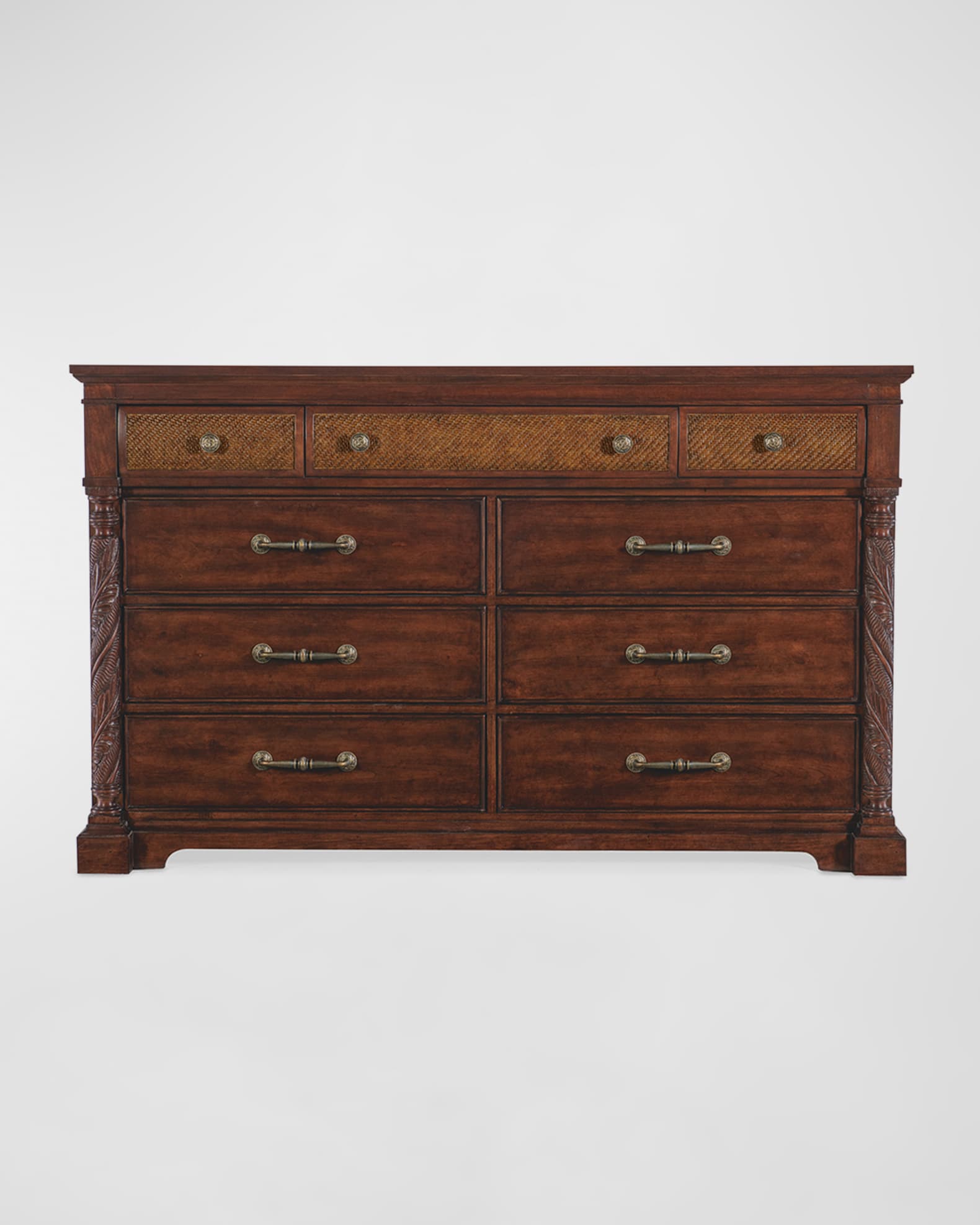 Hooker Furniture Charleston Cane 9-Drawer Dresser | Neiman Marcus