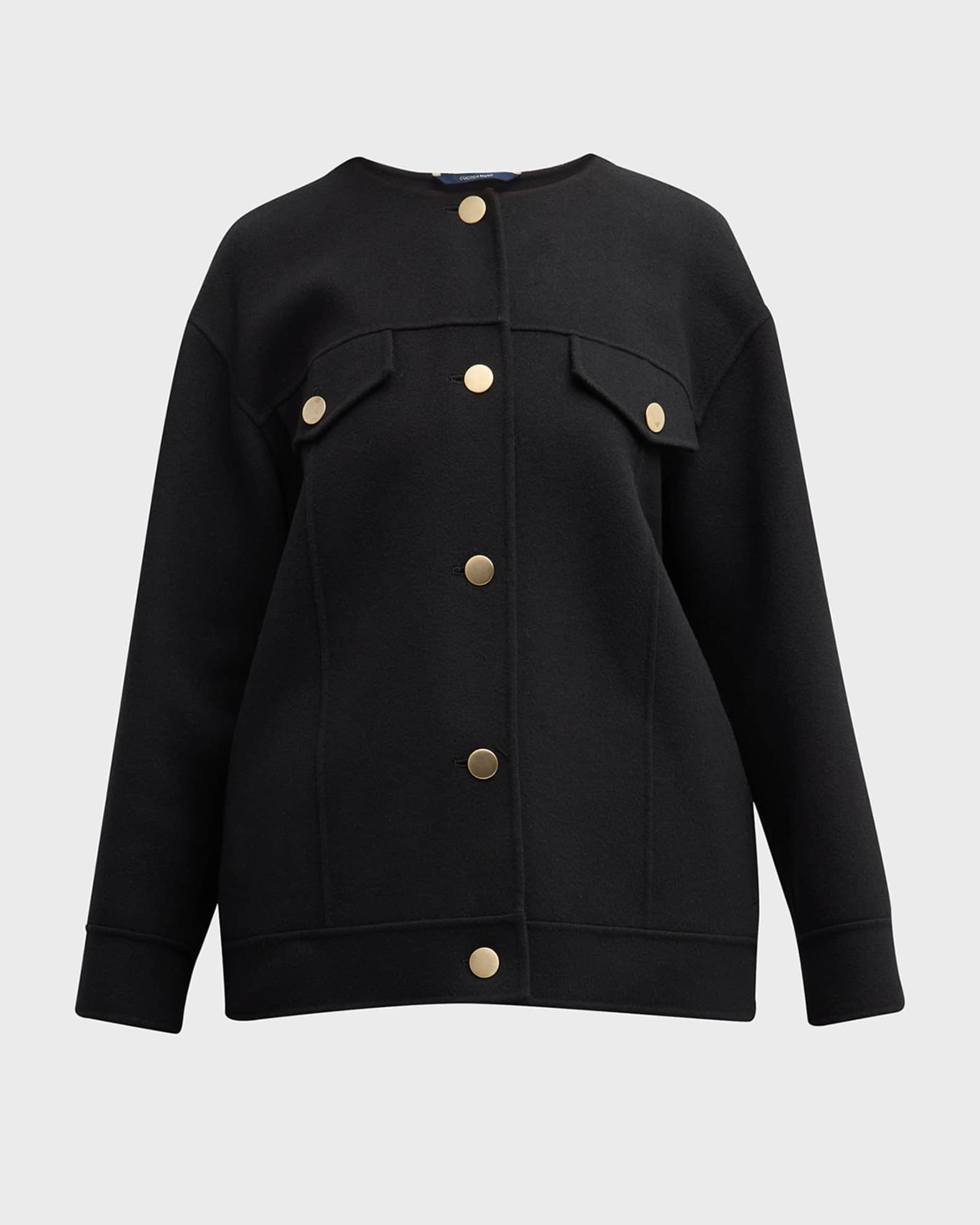 Max Mara Florence Short Wool Coat | Neiman Marcus