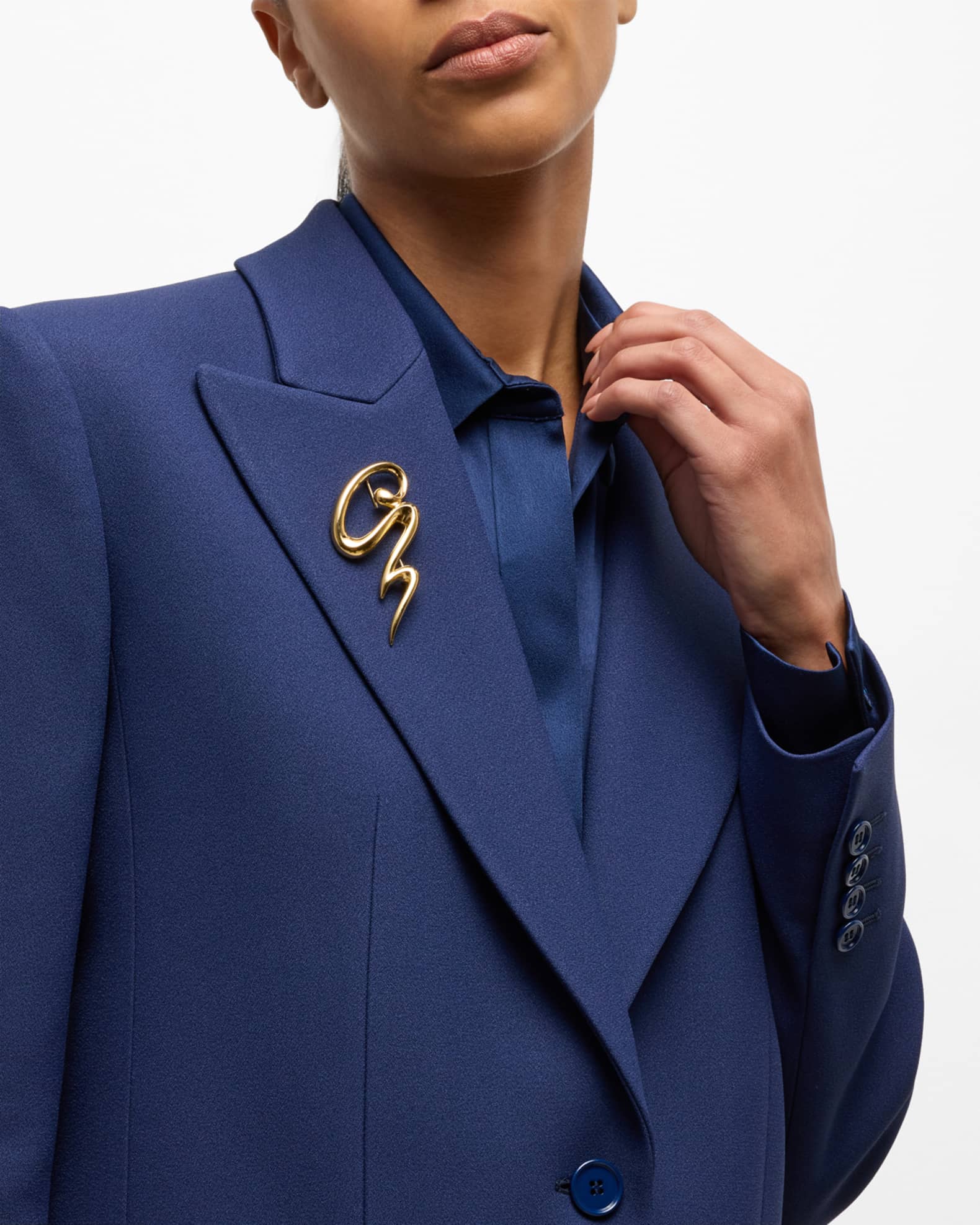 Ben-Amun 24k Gold Electroplate Pin | Neiman Marcus