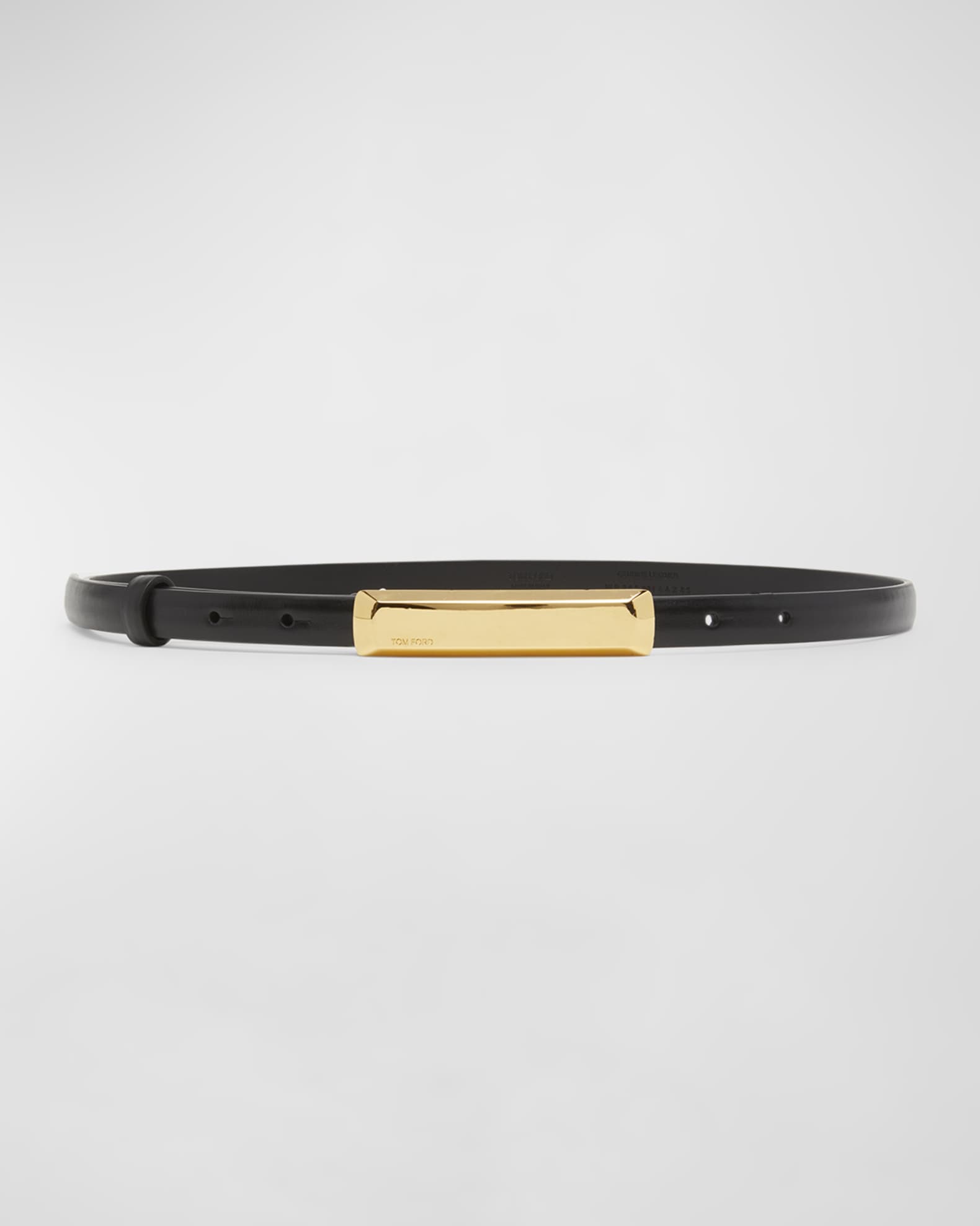 TOM FORD Leather Bar Belt | Neiman Marcus