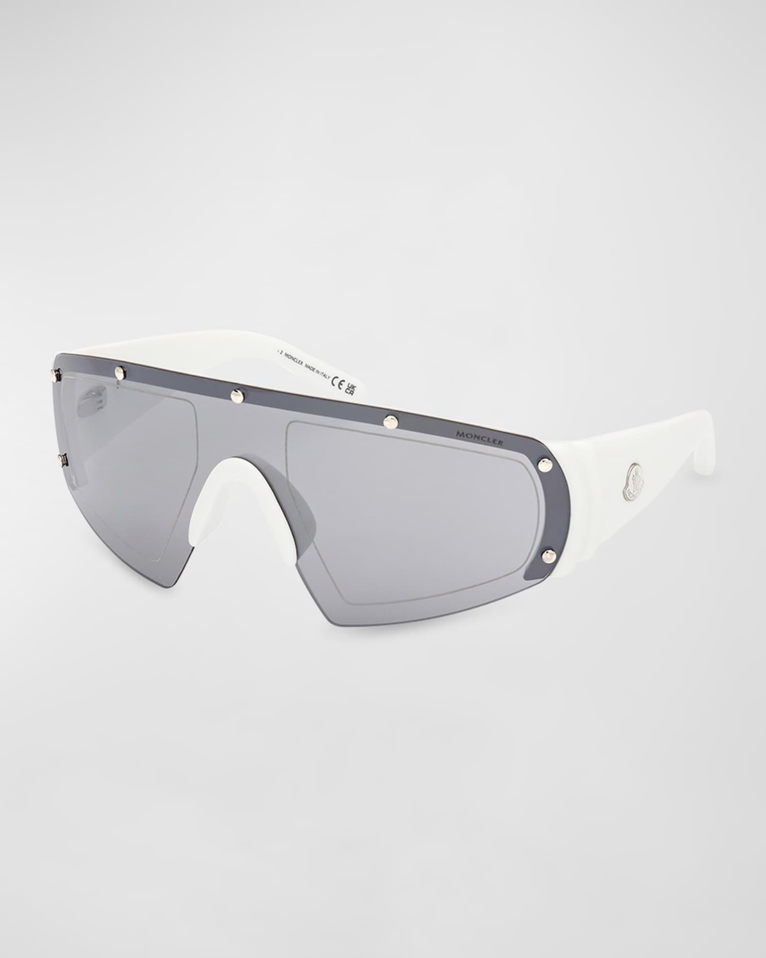 Moncler Cycliste Plastic Shield Sunglasses | Neiman Marcus