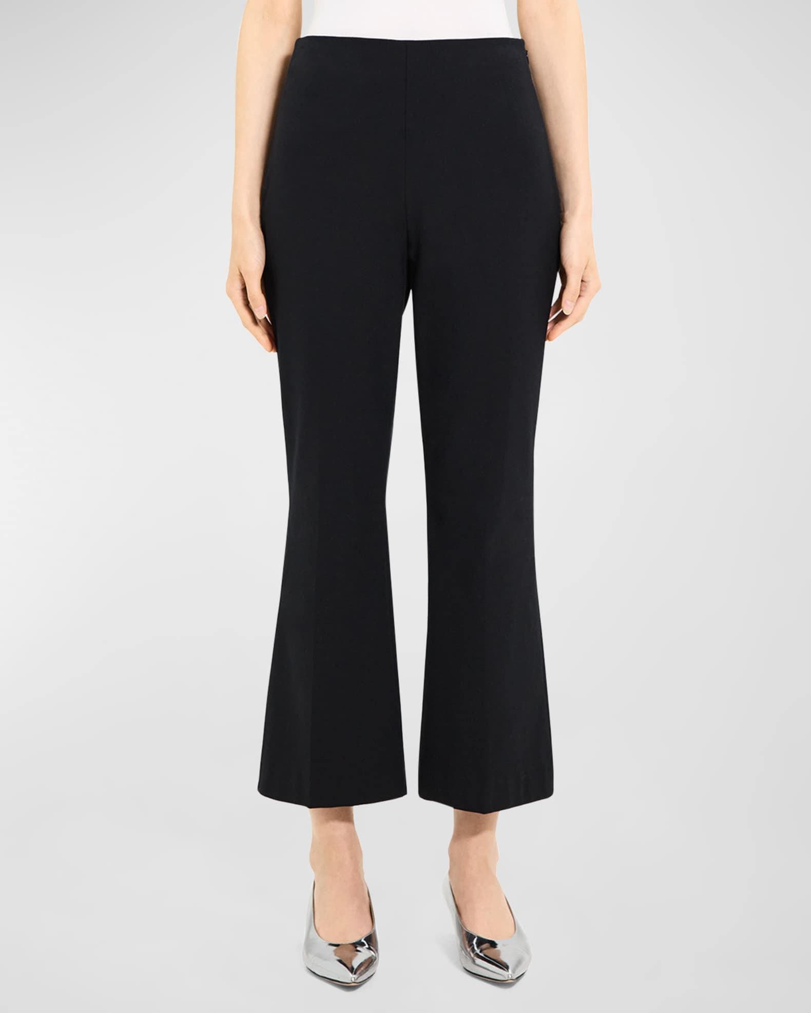 Theory Stretch Kick Pants | Neiman Marcus