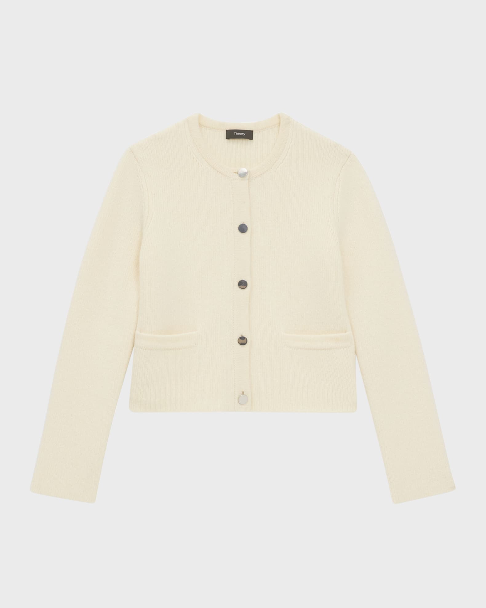 Theory Short Cashmere and Wool Knit Jacket | Neiman Marcus