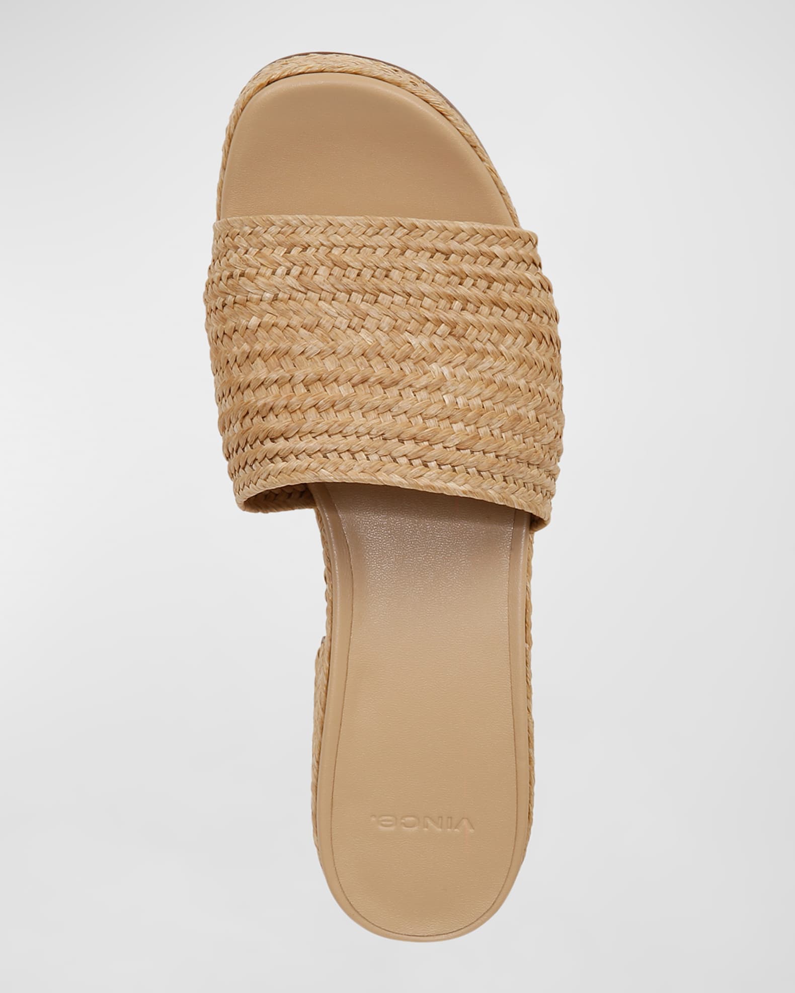 Vince Margo Woven Raffia Sandals | Neiman Marcus