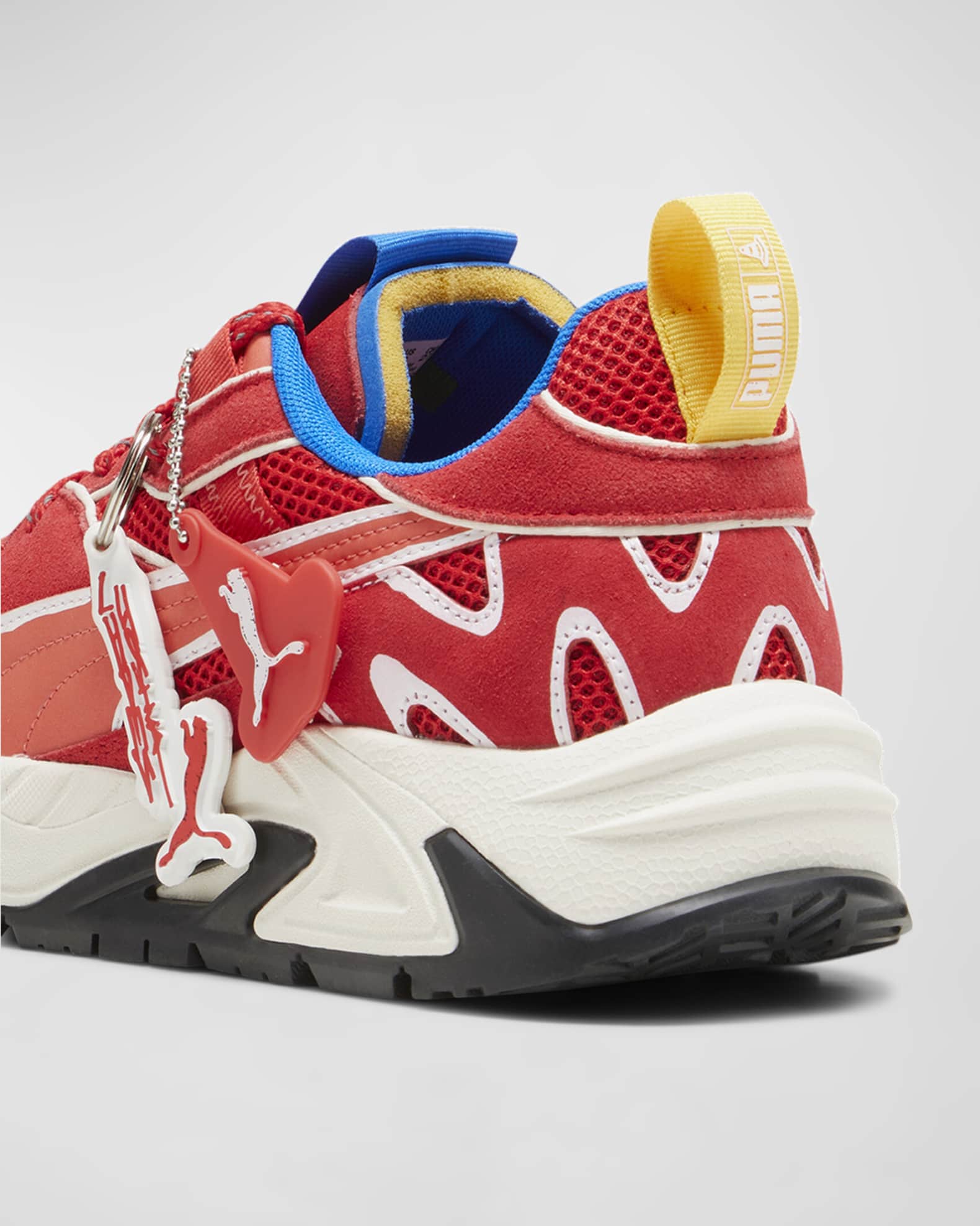 Puma x Joshua Vides Men's Ferrari RS Trck Runner Sneakers | Neiman Marcus