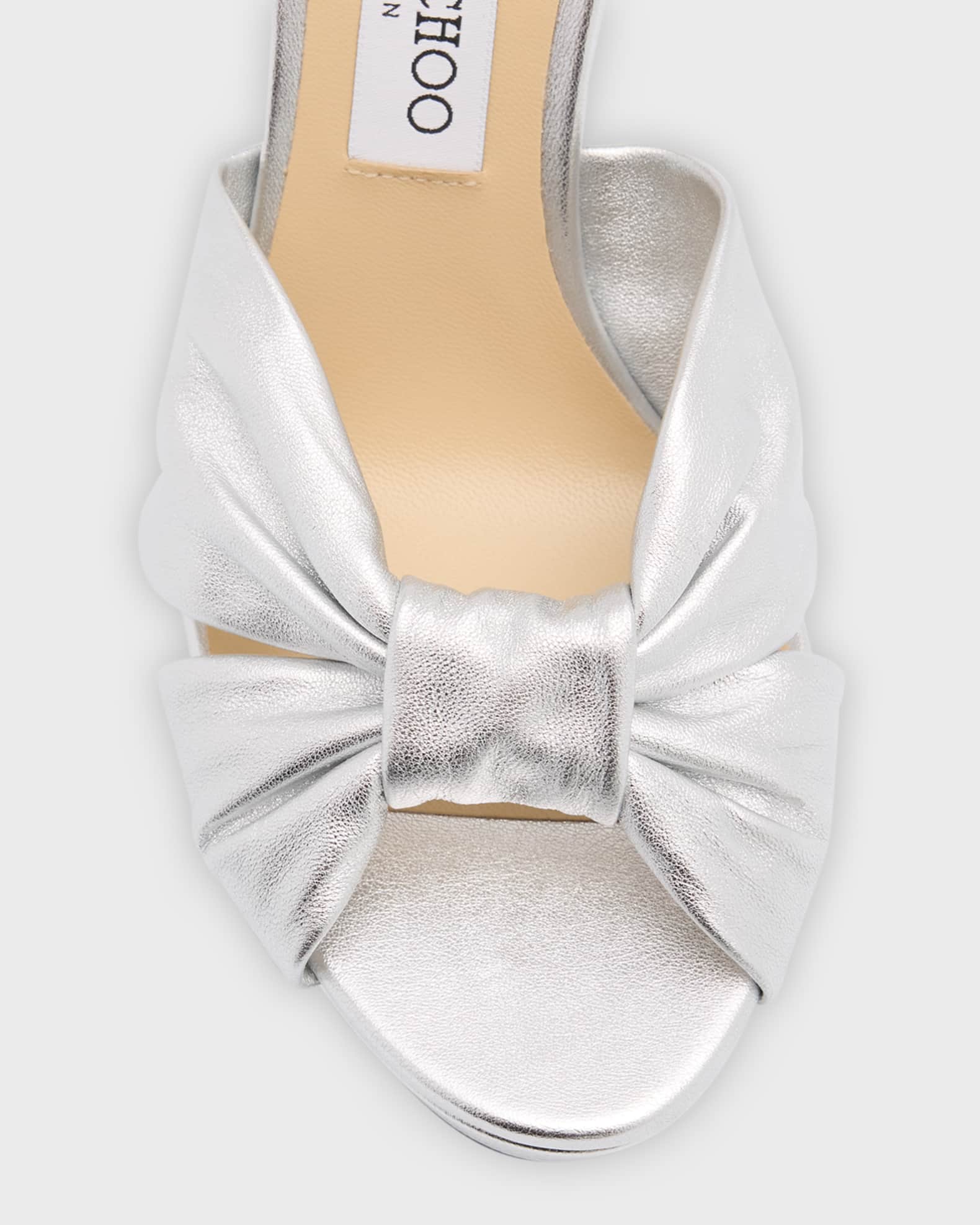 Jimmy Choo Heloise Leather Platform Sandals | Neiman Marcus