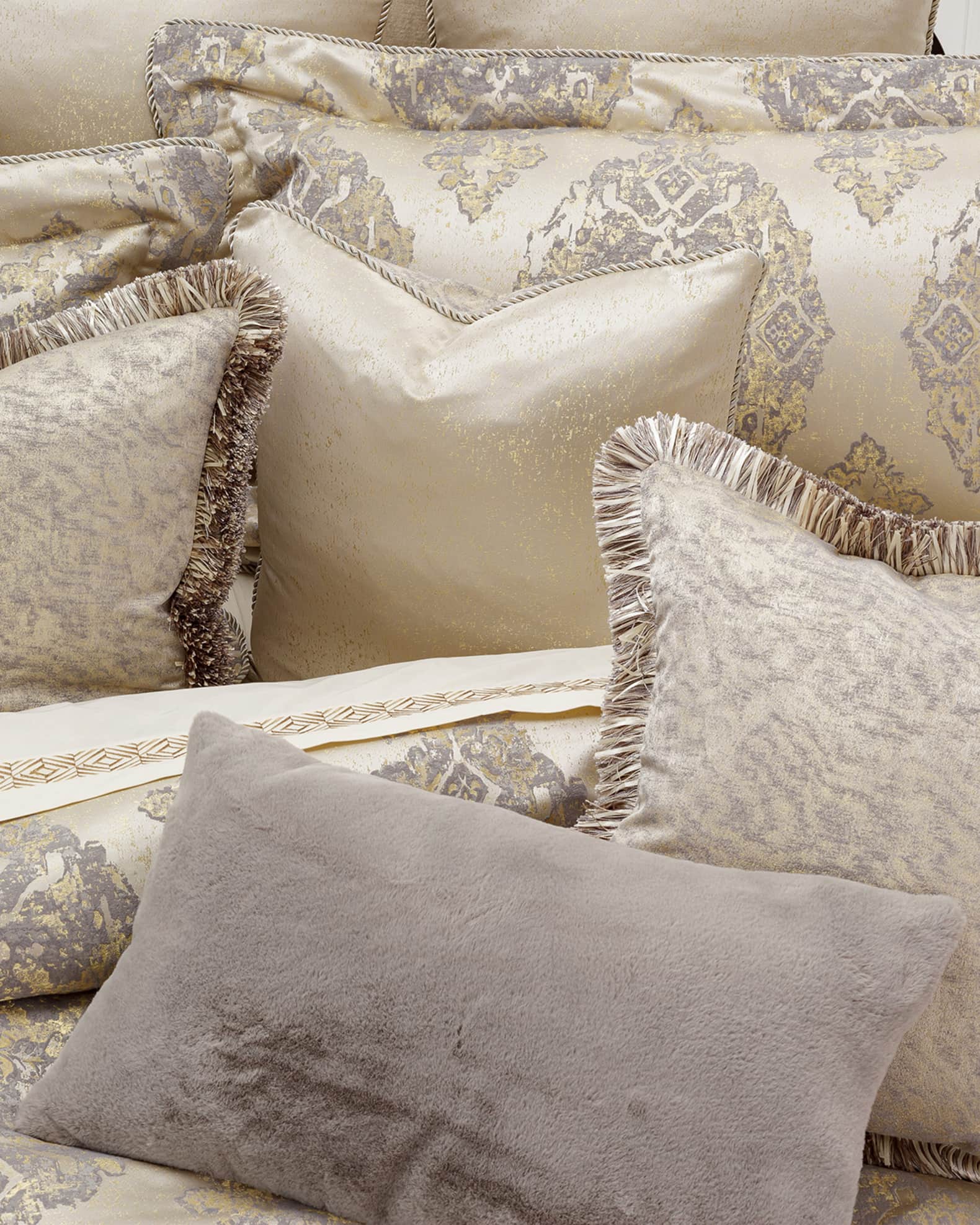 Michael Amini Bennett 10-Piece King Comforter Set | Neiman Marcus