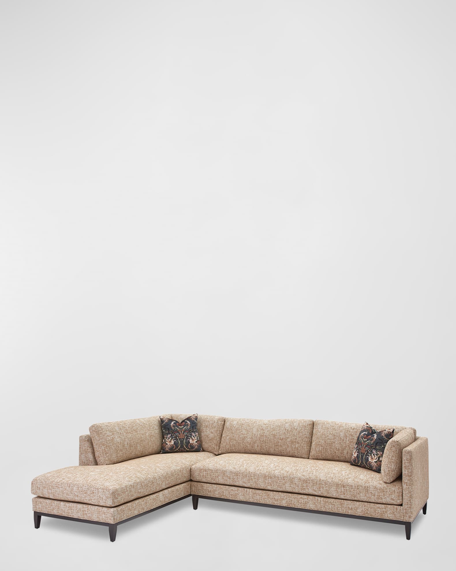 Massoud Stresa Left-Facing Chaise Sectional | Neiman Marcus
