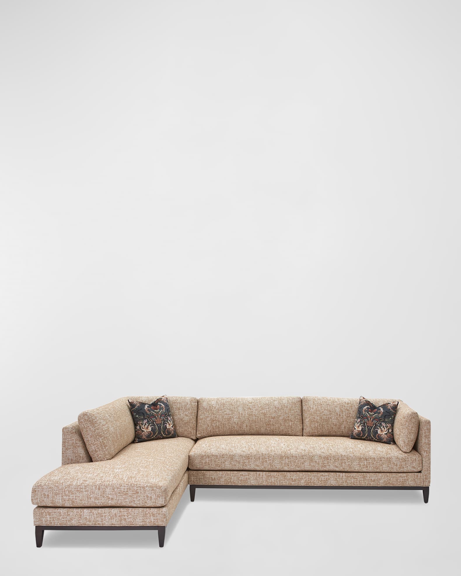 Massoud Stresa Left-Facing Chaise Sectional | Neiman Marcus