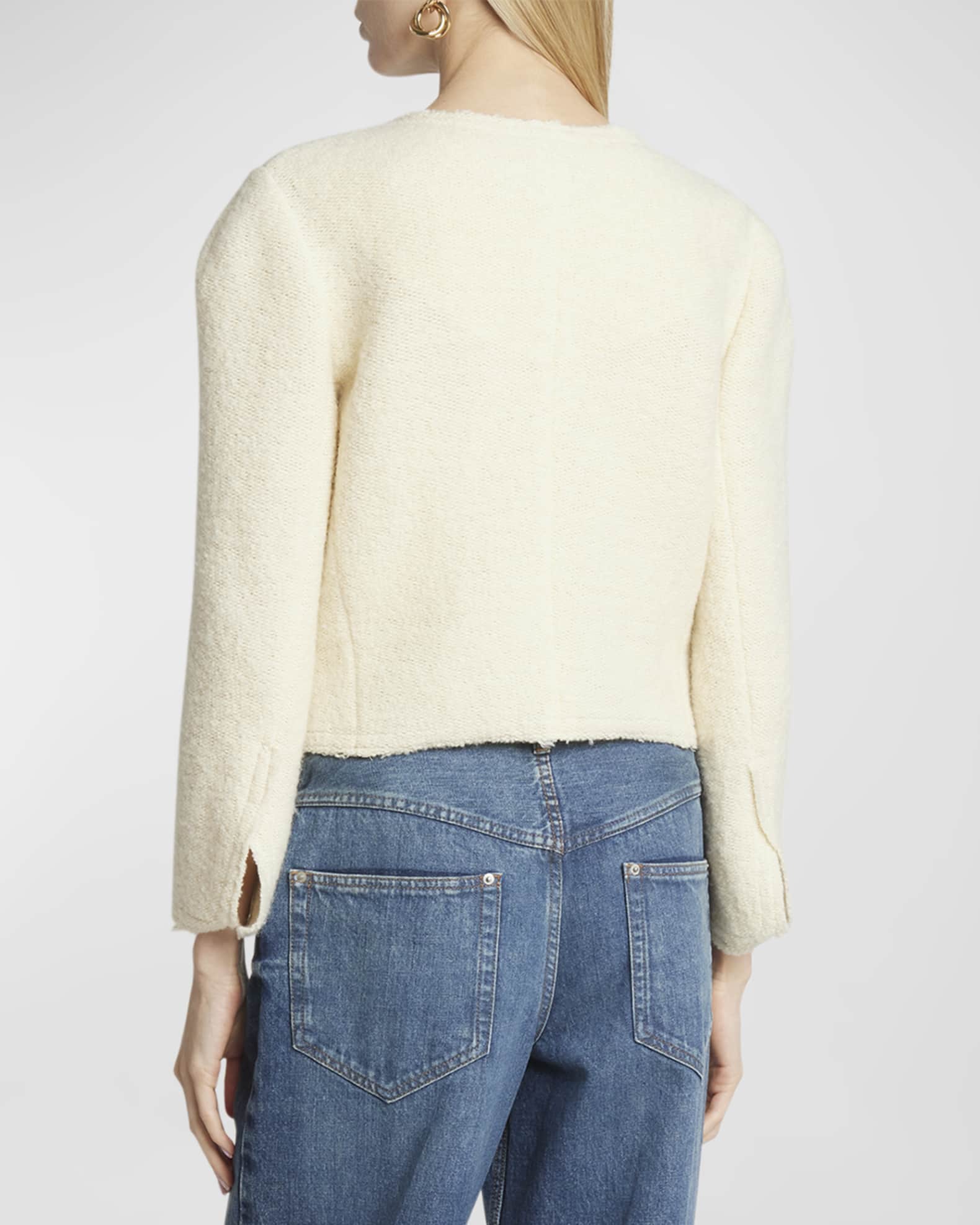 Isabel Marant Pully Tweed Crop Jacket | Neiman Marcus