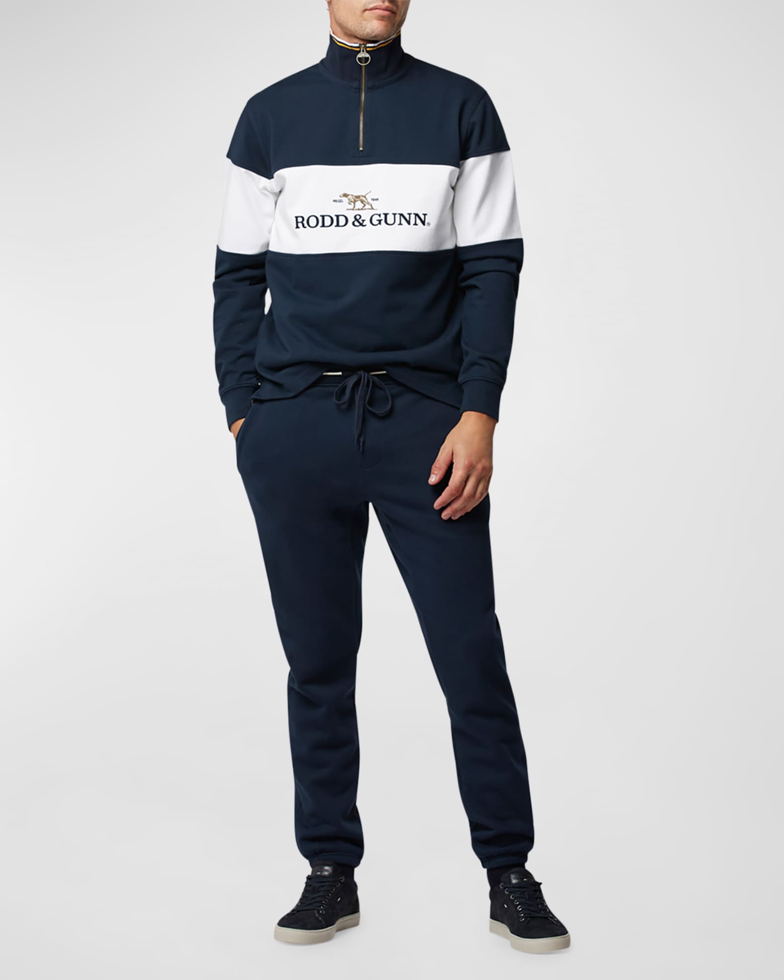 Rodd & Gunn Men's Foresters Peak Quarter-Zip Sweater | Neiman Marcus