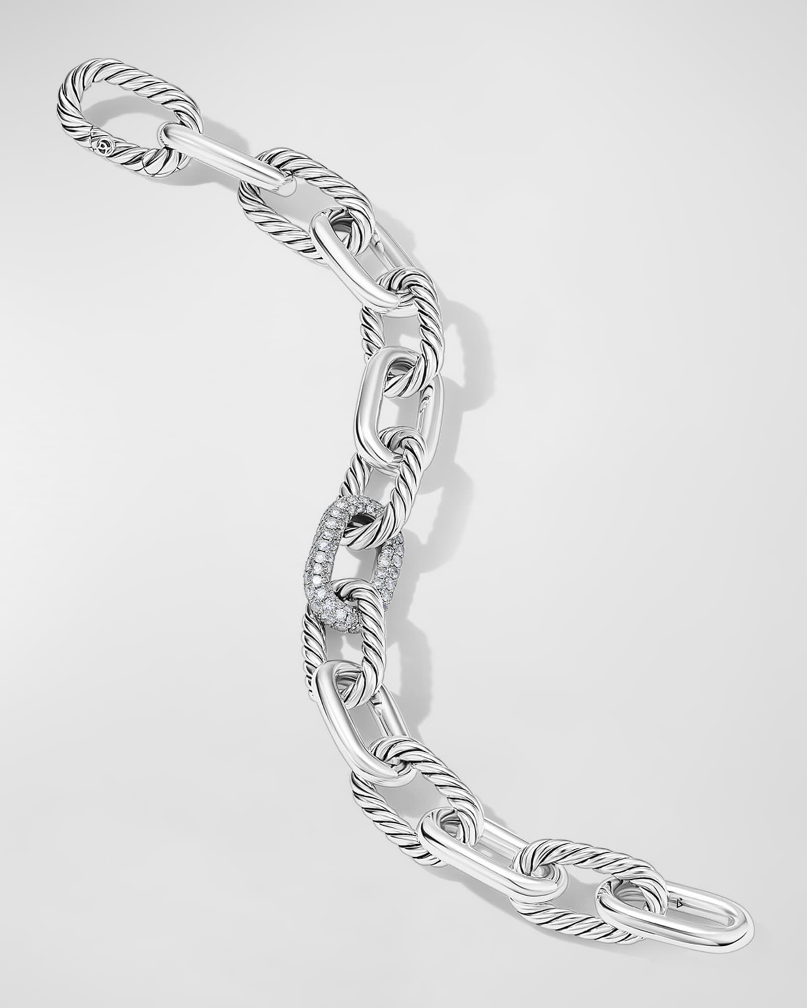 David Yurman Madison Toggle Bracelet with Diamonds in Silver, 11mm ...