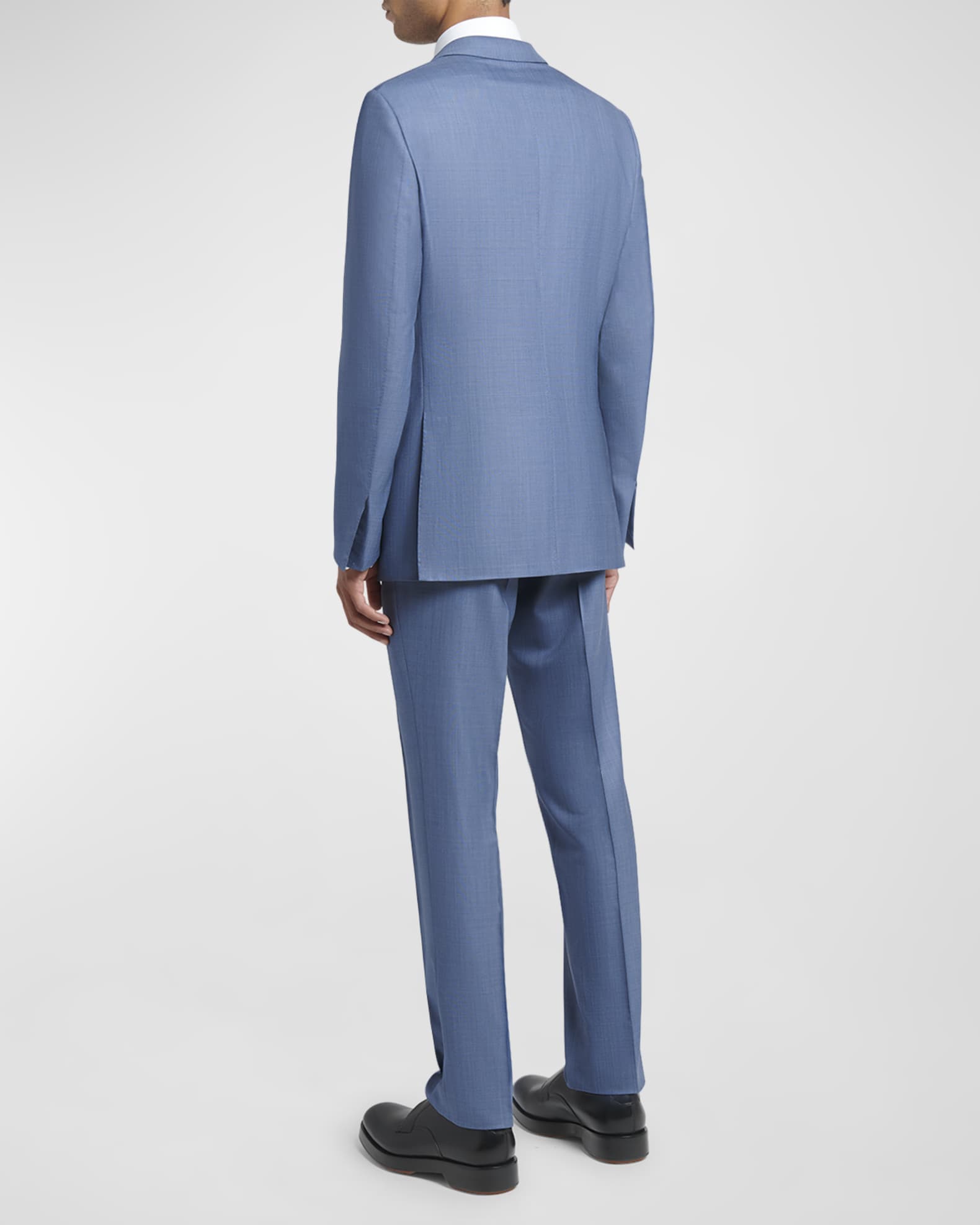 ZEGNA Men's Plaid Couture Wool Suit | Neiman Marcus