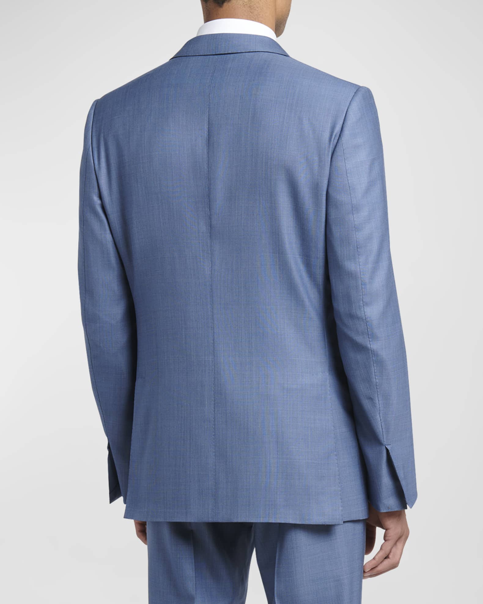 ZEGNA Men's Plaid Couture Wool Suit | Neiman Marcus