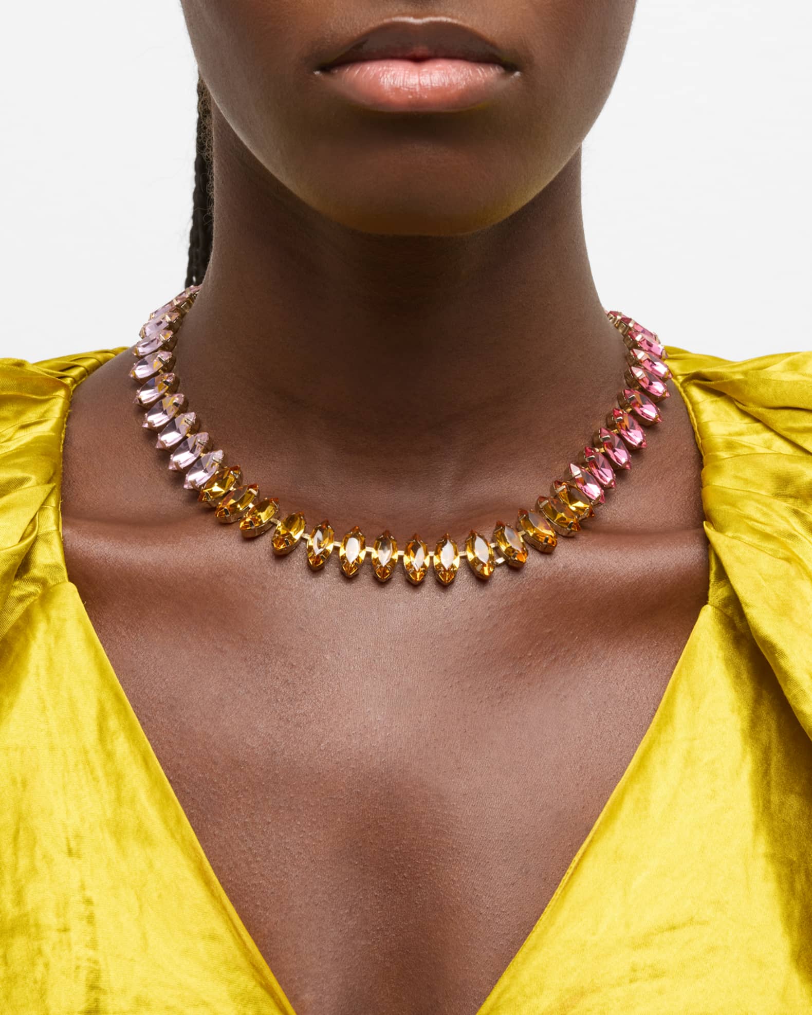 Rebekah Price Emilie Aurora Crystal Goldtone Necklace | Neiman Marcus