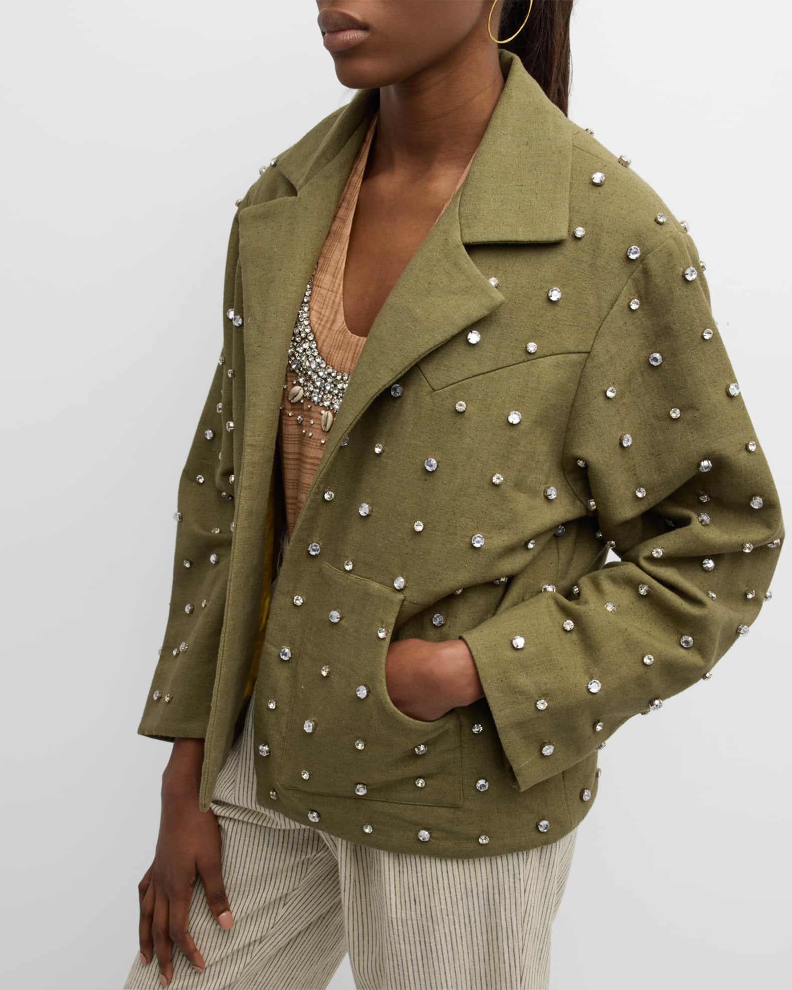 Alix of Bohemia Western Embellished Military Jacket | Neiman Marcus