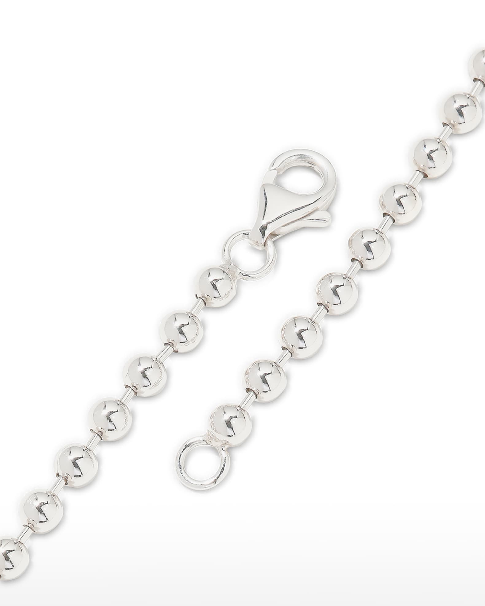 Roberto Coin 18K White Gold Diamond Zipper Necklace | Neiman Marcus