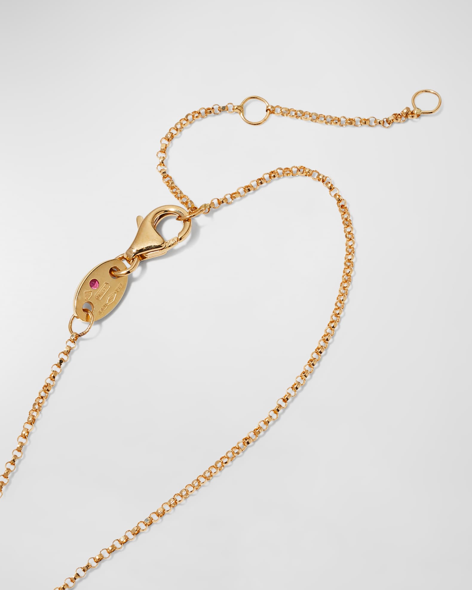 Roberto Coin Princess 18K Yellow Gold Diamond Initial Necklace, Z ...