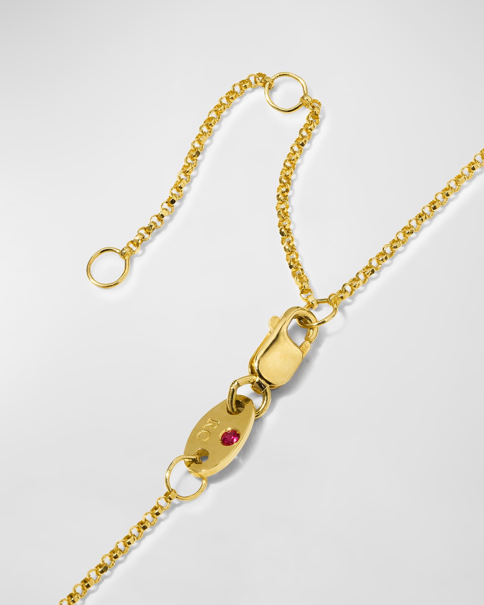 Roberto Coin 18K Yellow Gold Slanted Heart Diamond Pendant Necklace ...