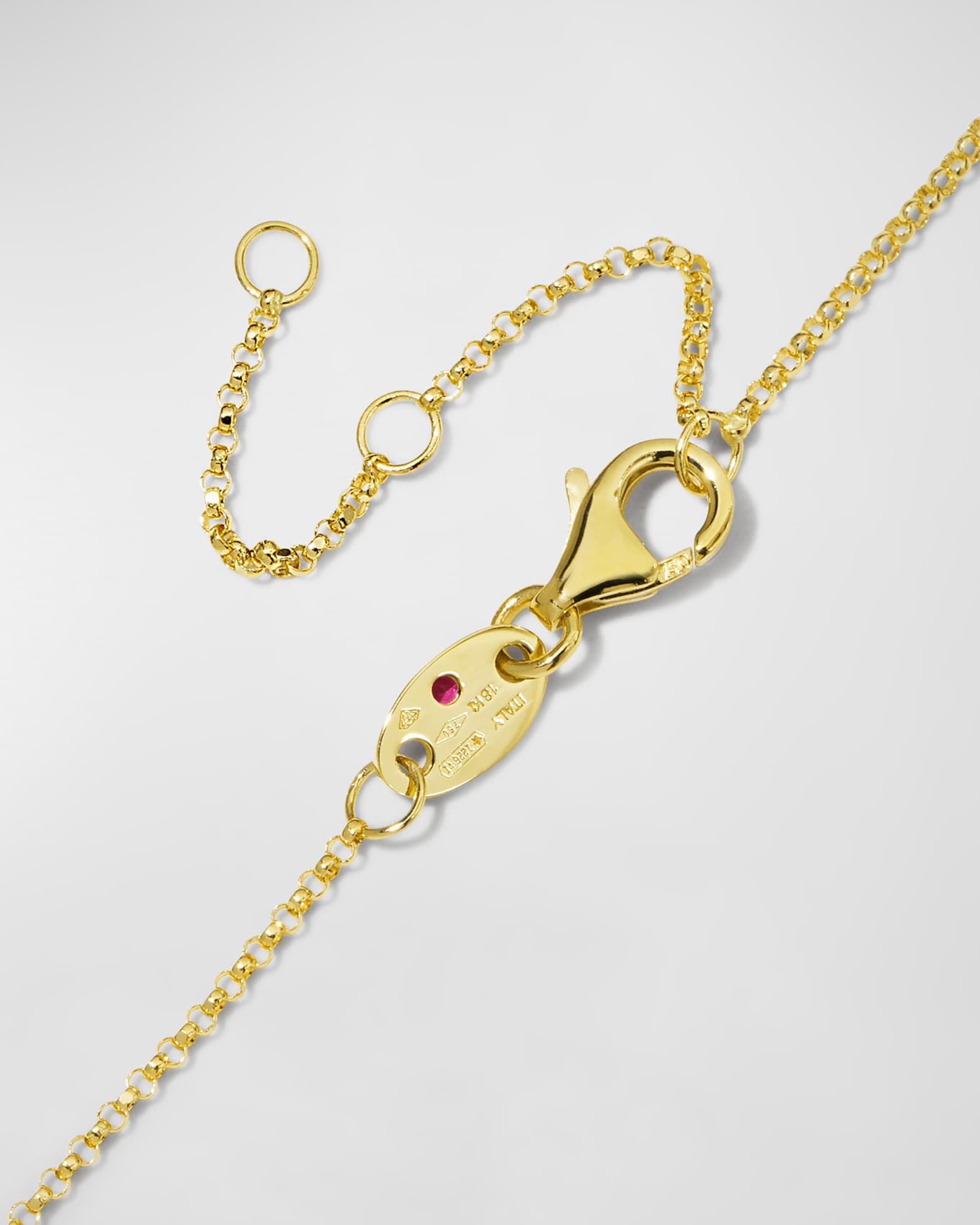 Roberto Coin Princess 18K Yellow Gold Diamond Initial Necklace, K ...