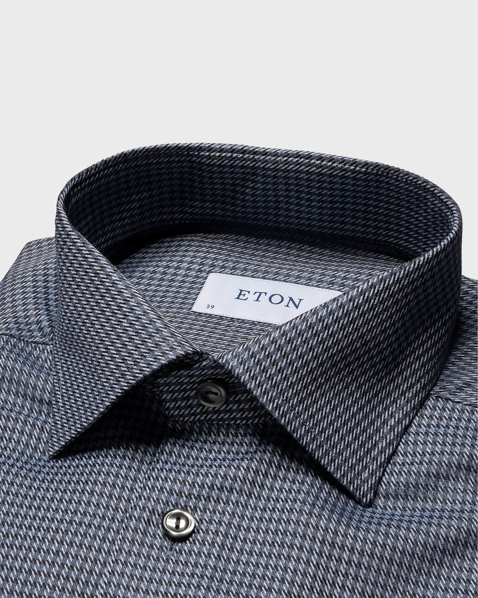 Eton Men's Contemporary Fit Melange Check Shirt | Neiman Marcus