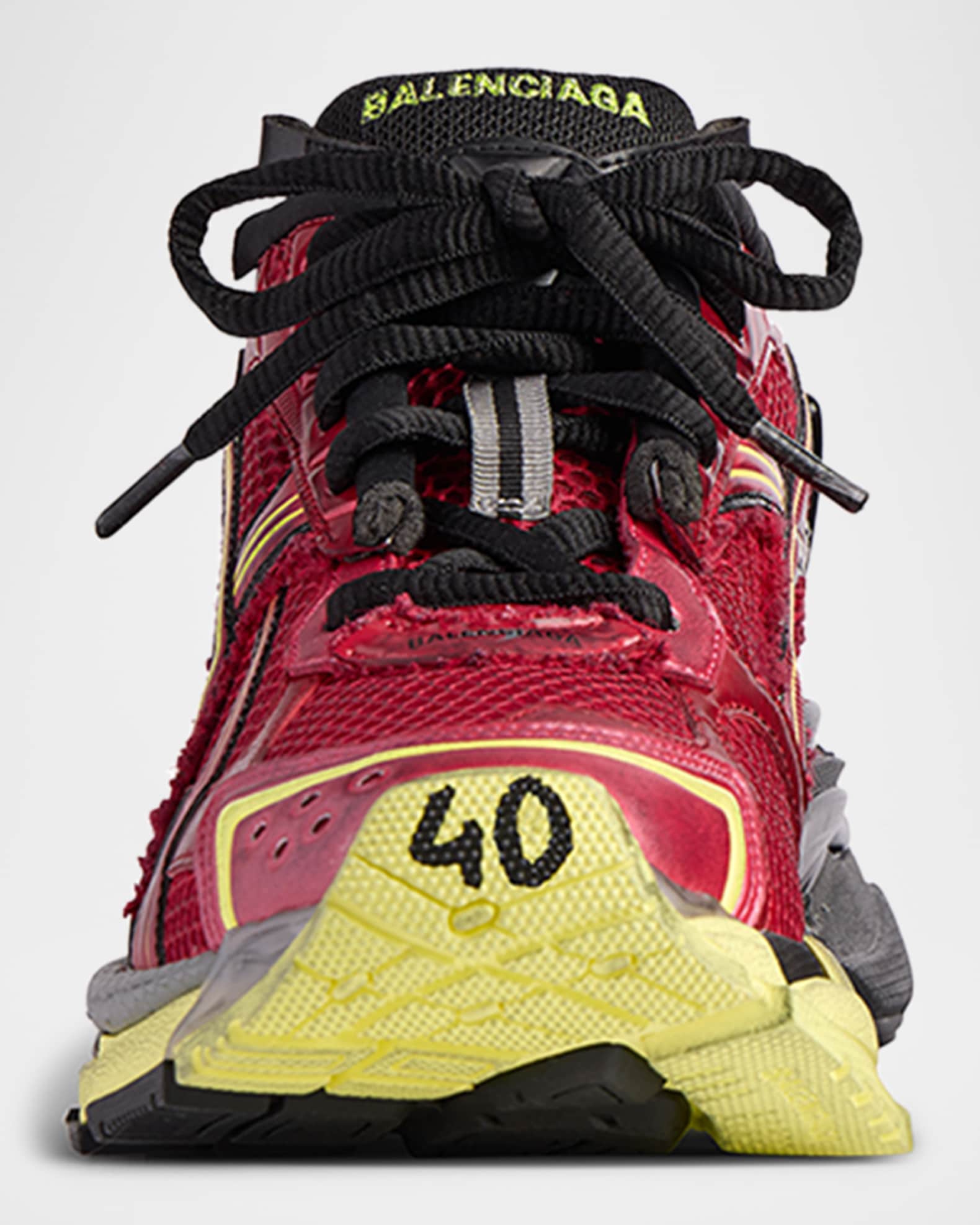 Balenciaga Men's Mesh Runner Sneakers | Neiman Marcus