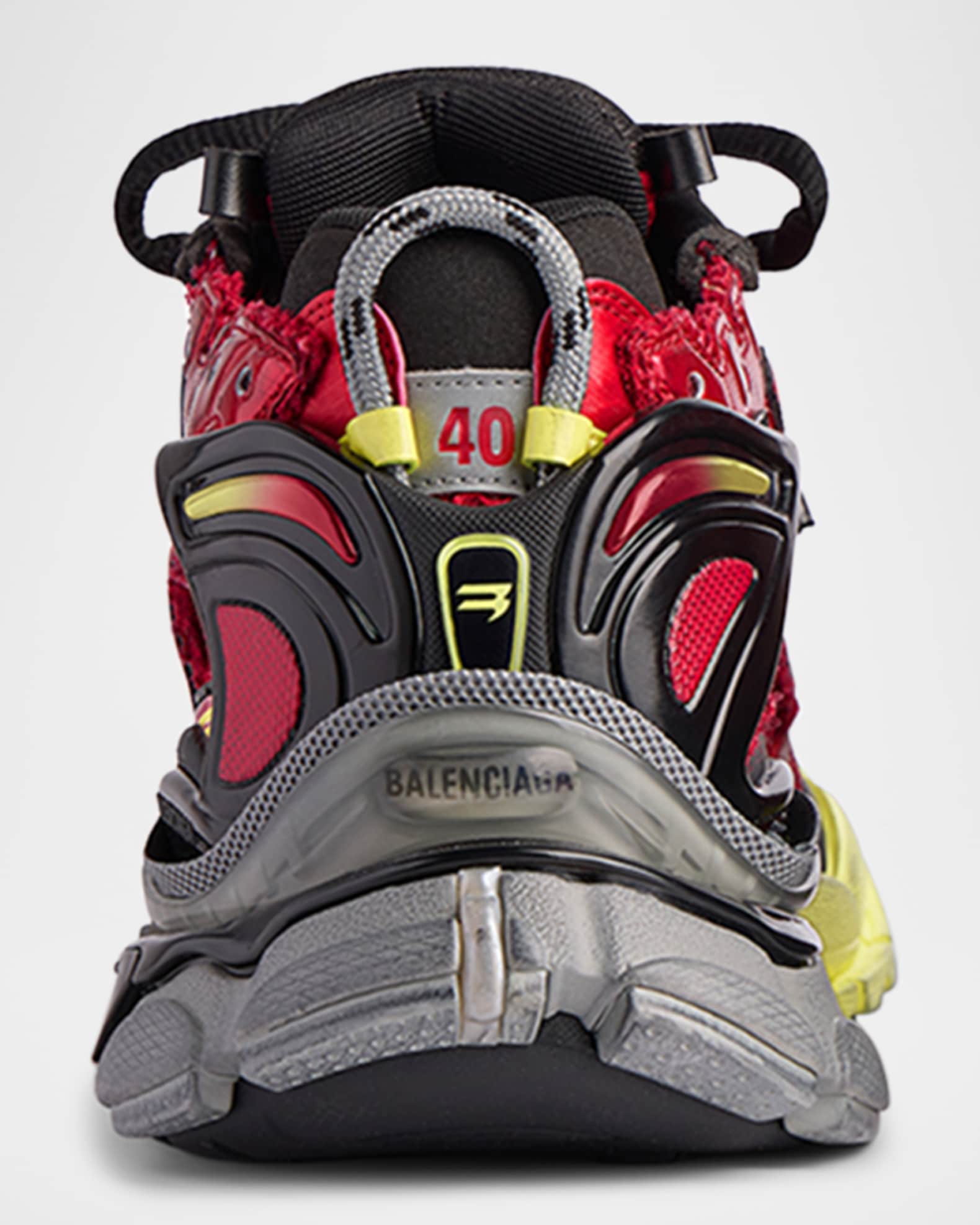 Balenciaga Men's Mesh Runner Sneakers | Neiman Marcus