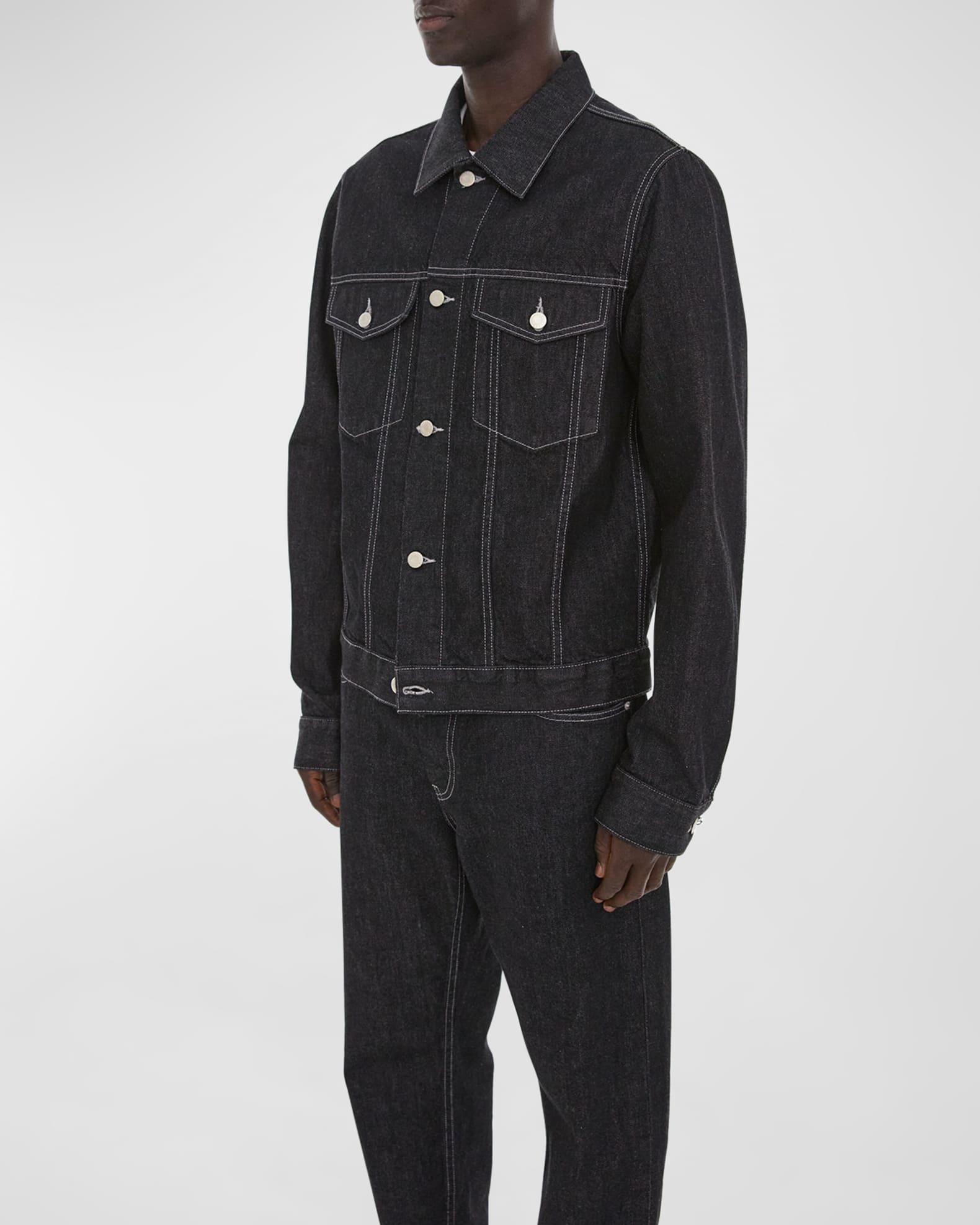 Helmut Lang Men's Denim Trucker Jacket | Neiman Marcus