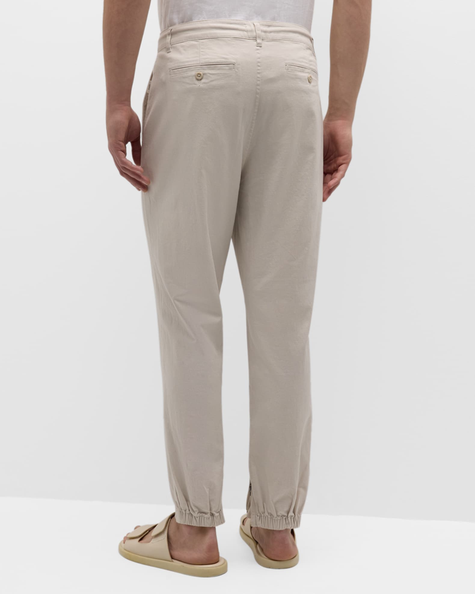 Onia Men's Stretch Linen Travel Pants | Neiman Marcus