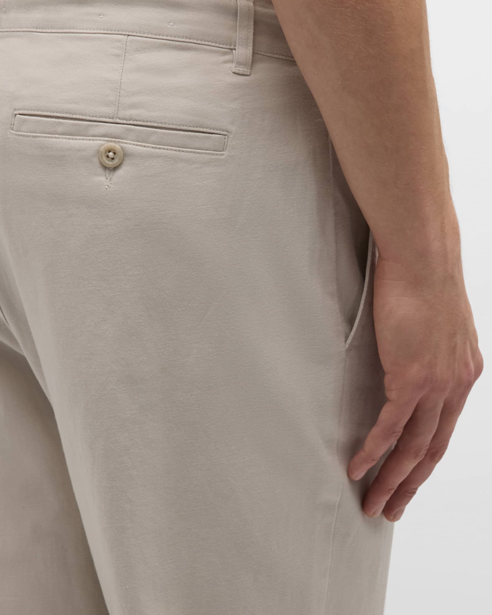 Onia Men's Stretch Linen Travel Pants | Neiman Marcus
