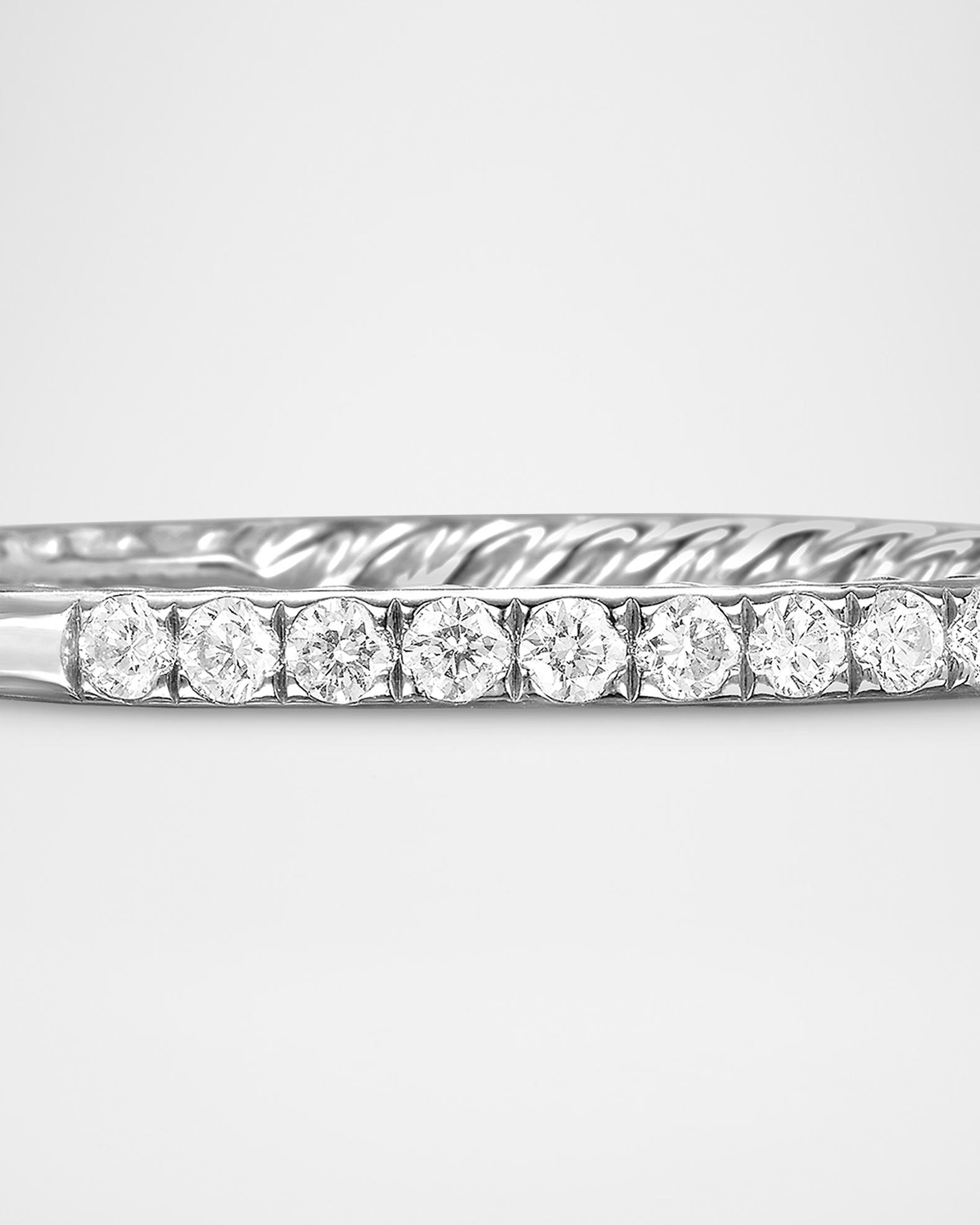 David Yurman DY Eden Eternity Wedding Band Ring with Diamonds and ...