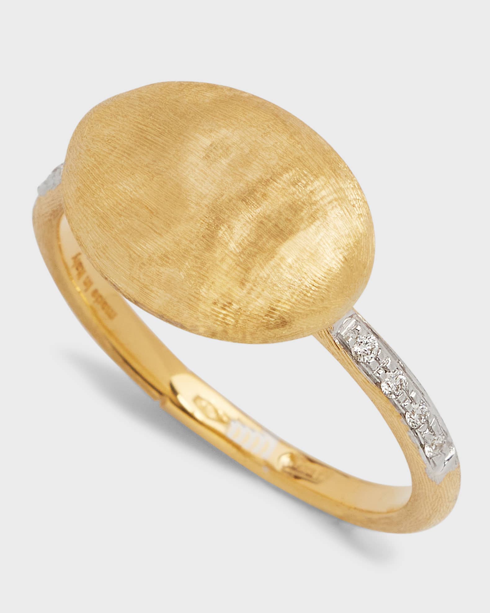 Marco Bicego Siviglia Horizontal Ring with Diamonds, Size 7 | Neiman Marcus