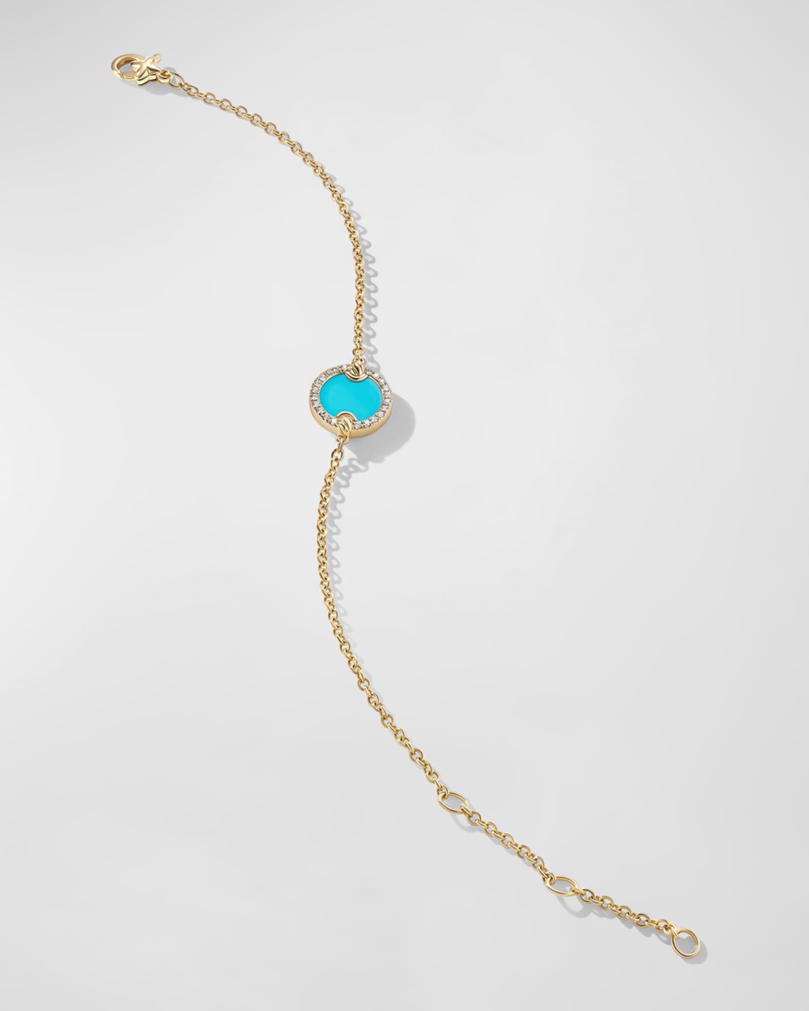 David Yurman DY Elements Chain Bracelet with Gemstone and Diamonds in ...