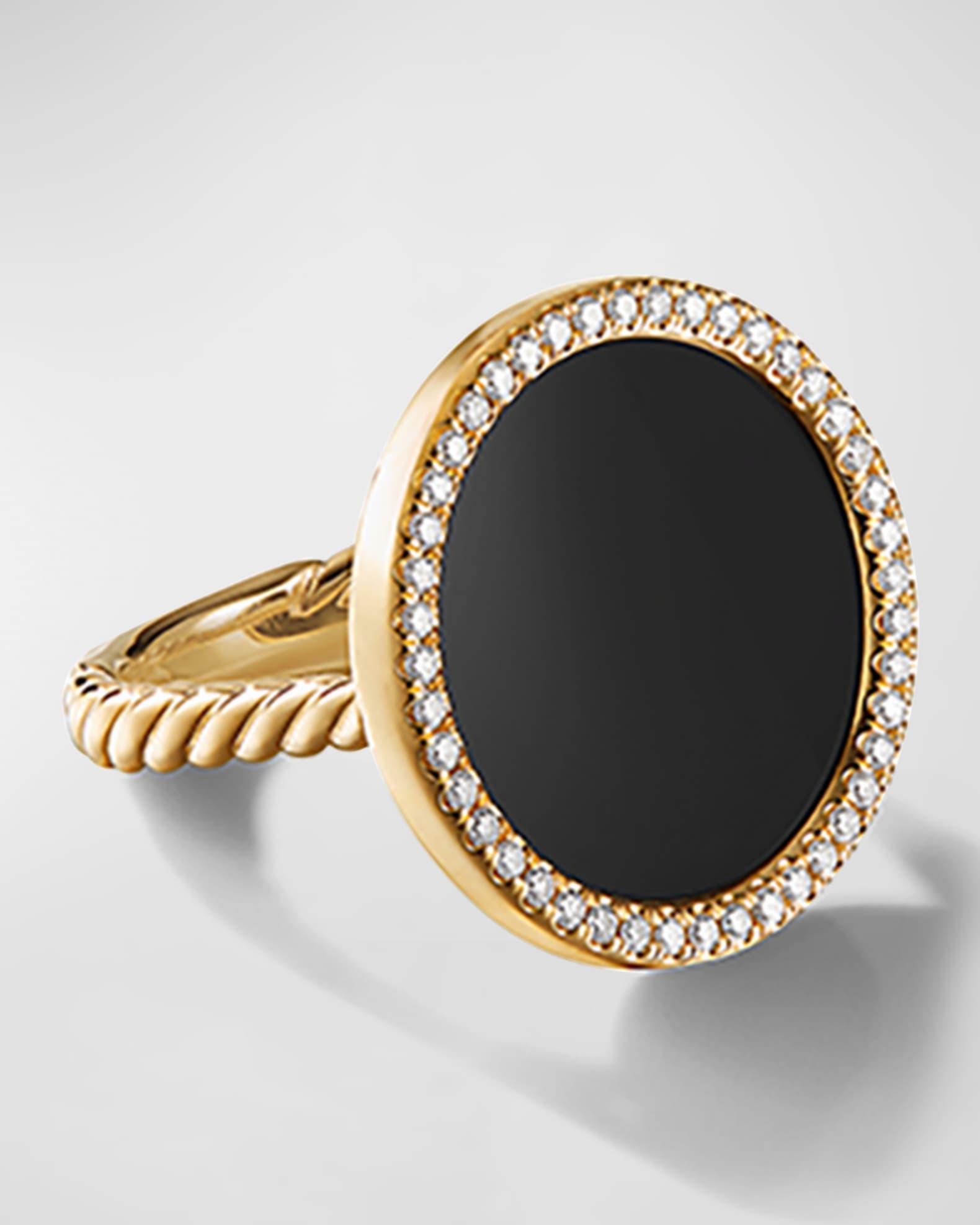 DY Elements Ring with Gemstone and Diamonds in 18K Gold | Neiman Marcus