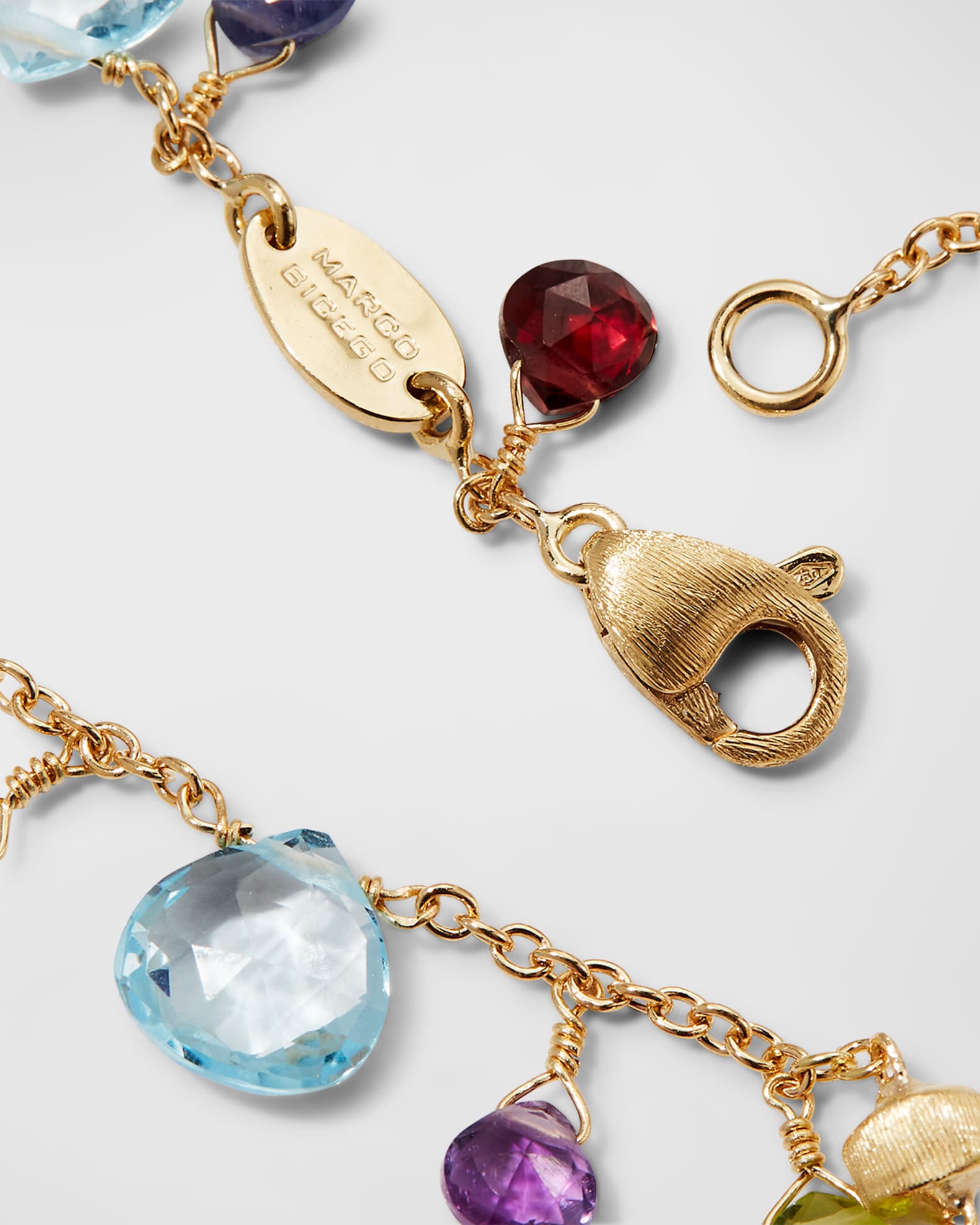 Marco Bicego 18K Yellow Gold Single-Strand Topaz Paradise Bracelet ...