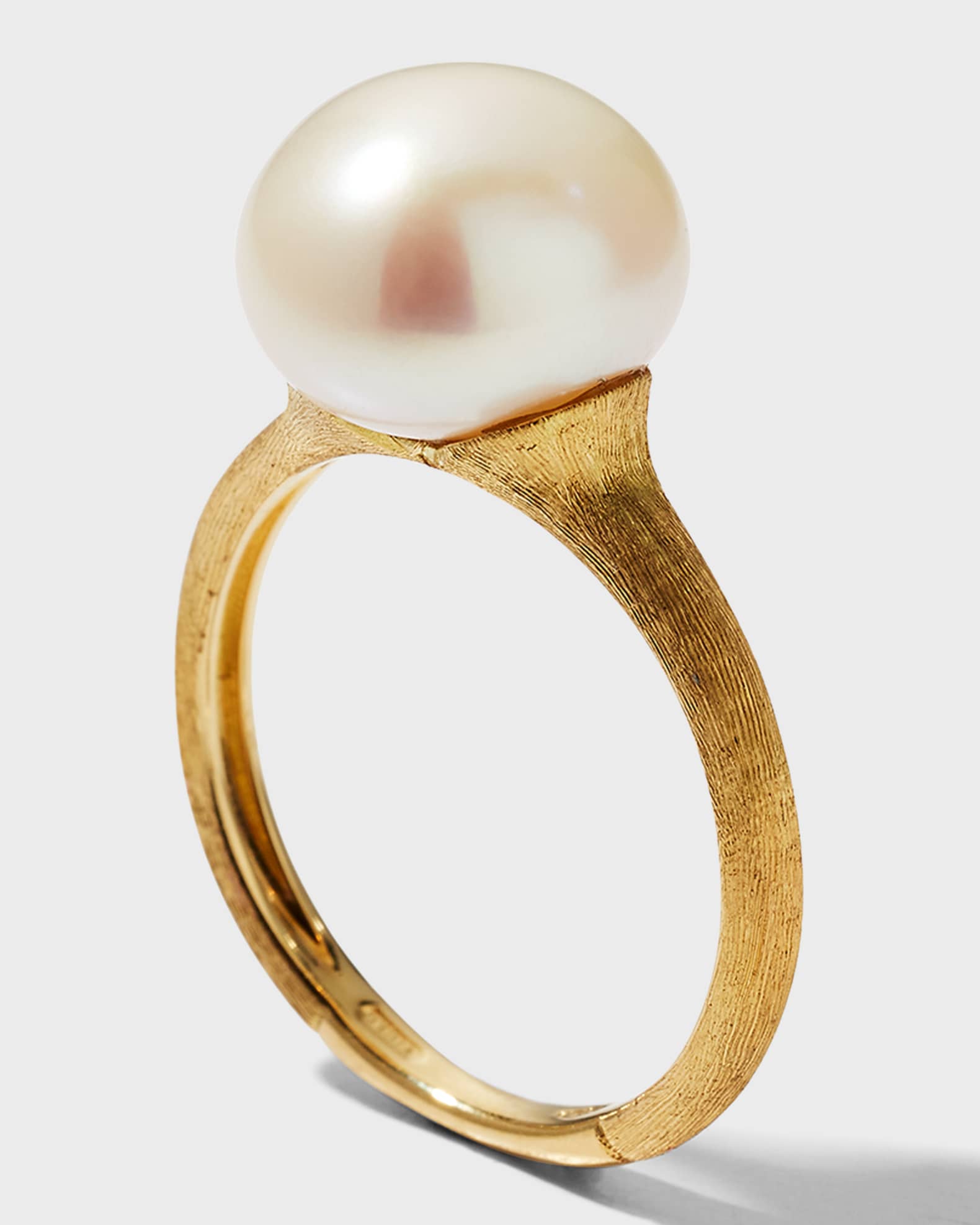 Marco Bicego Africa 18k Pearl Ring, Size 7 | Neiman Marcus
