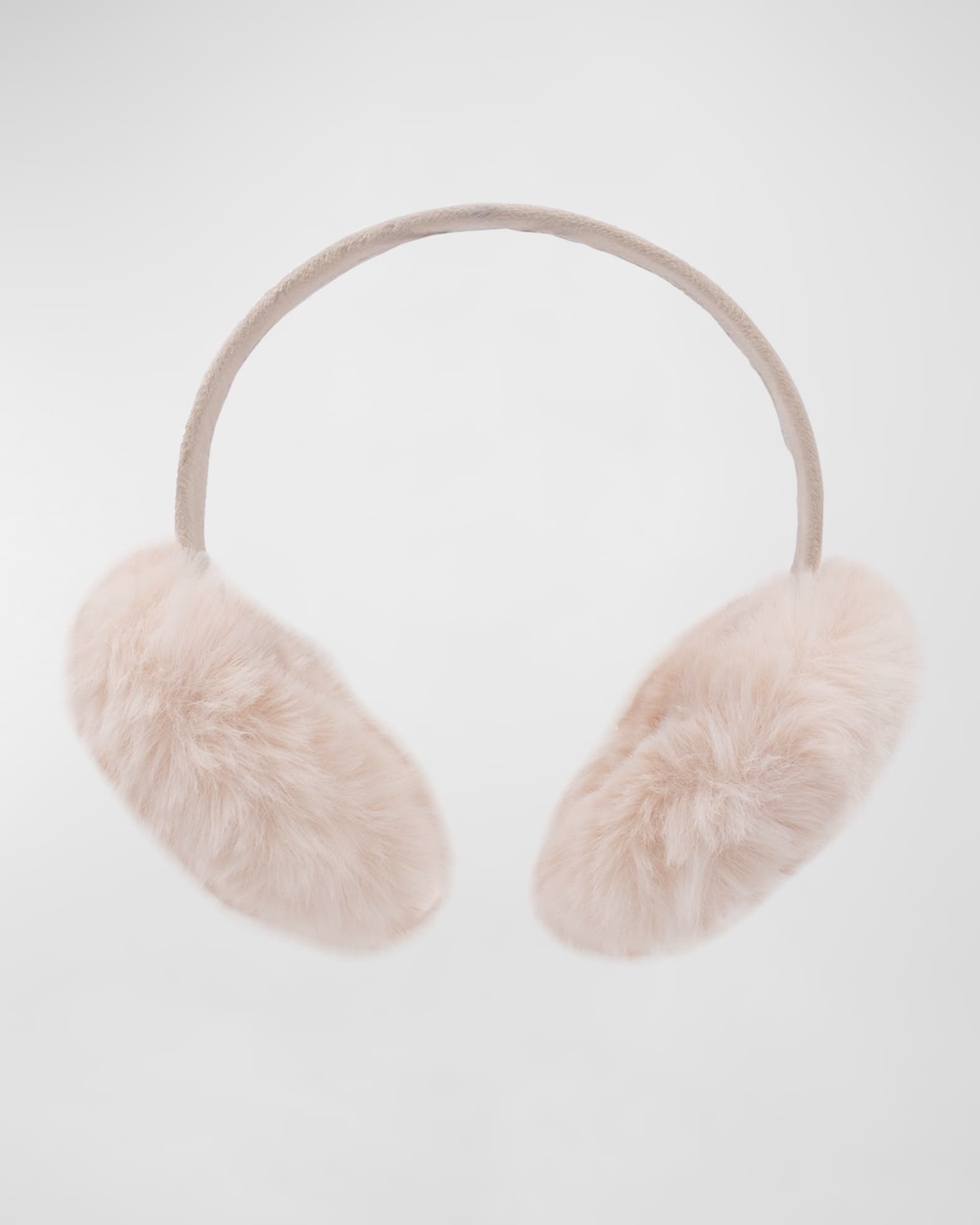 Surell Accessories Velvet & Faux Rex Rabbit Ear Muffs | Neiman Marcus