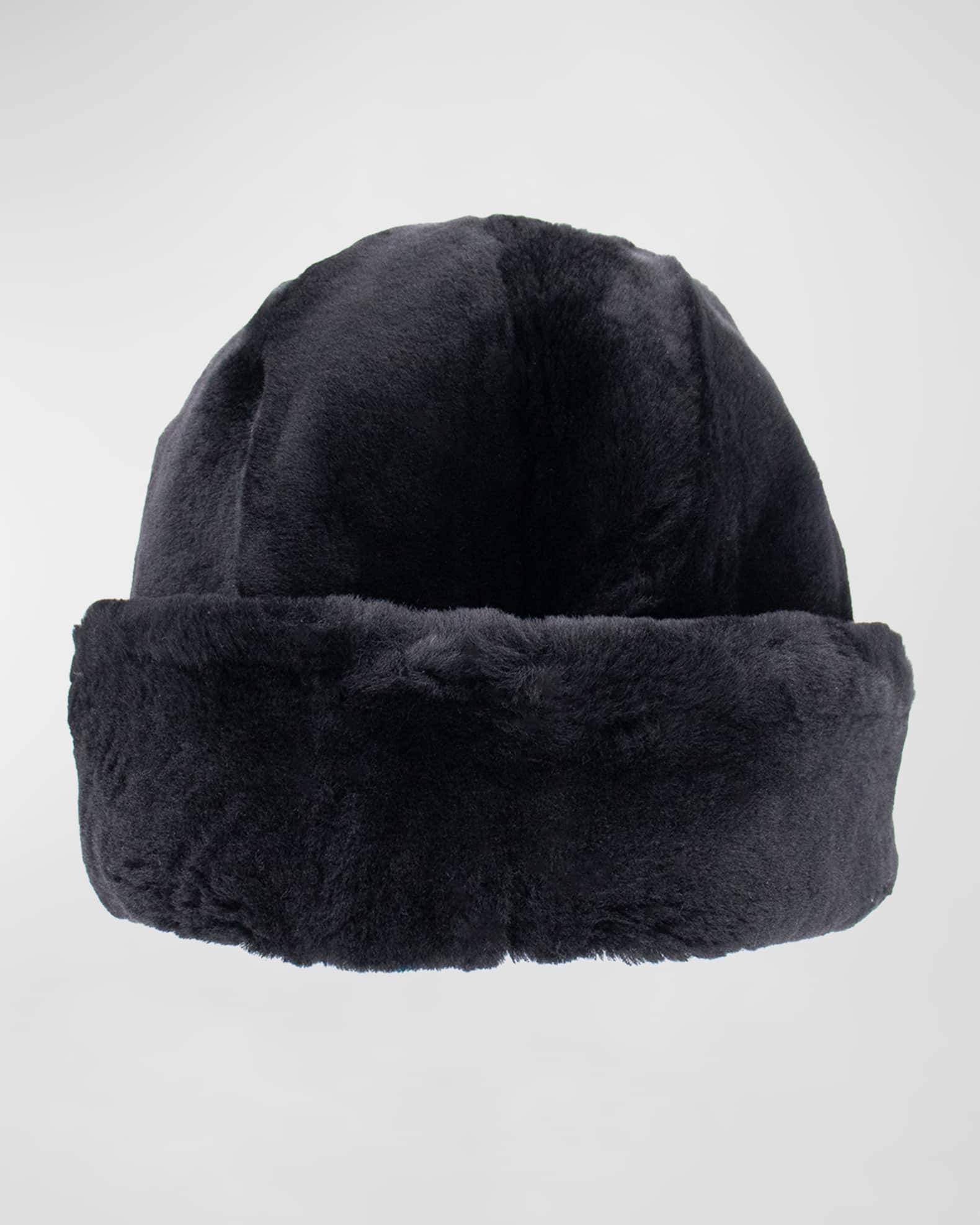 Surell Accessories Sheepskin Shearling Beanie | Neiman Marcus