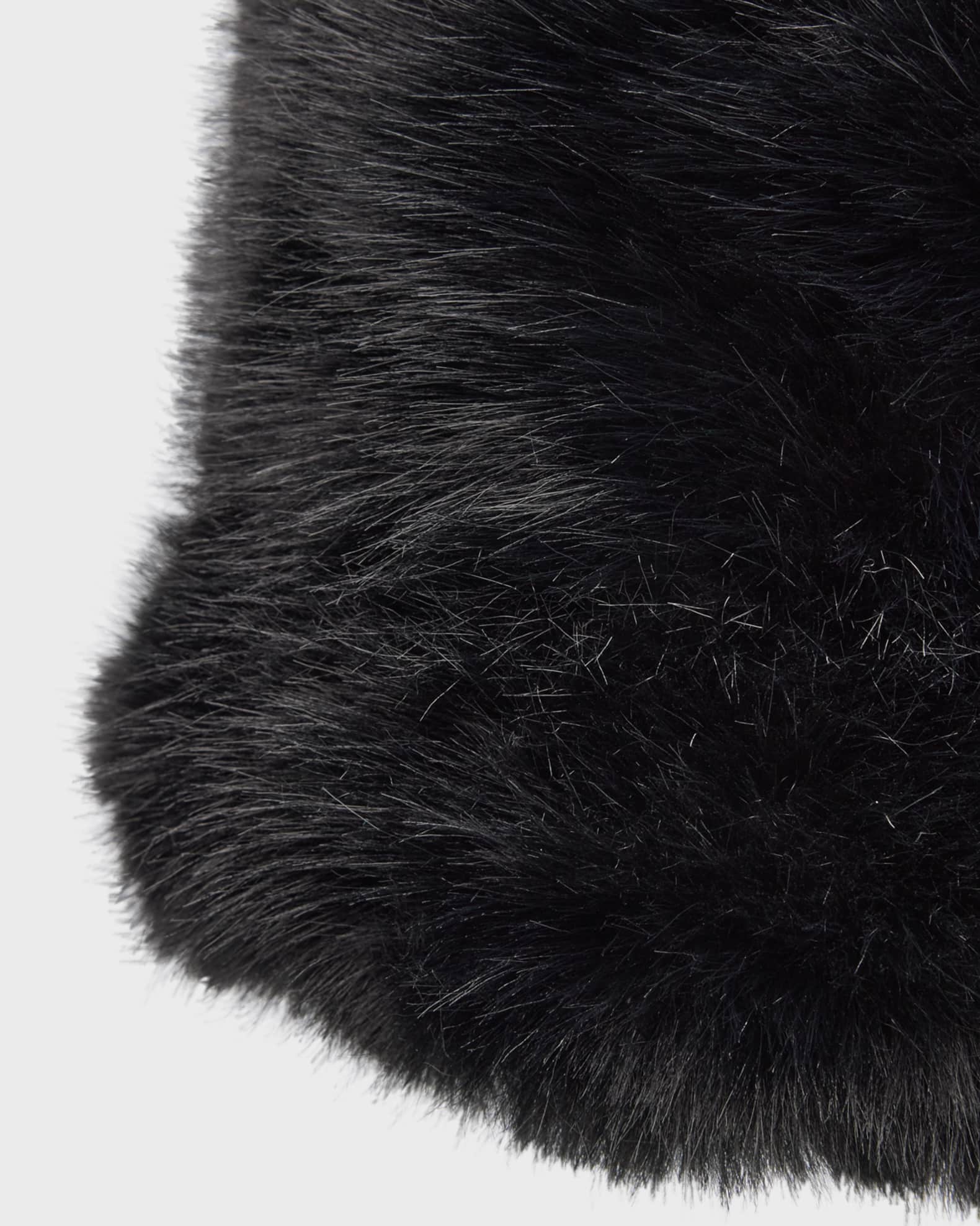 Surell Accessories Eyelash Faux Fur Bucket Hat | Neiman Marcus