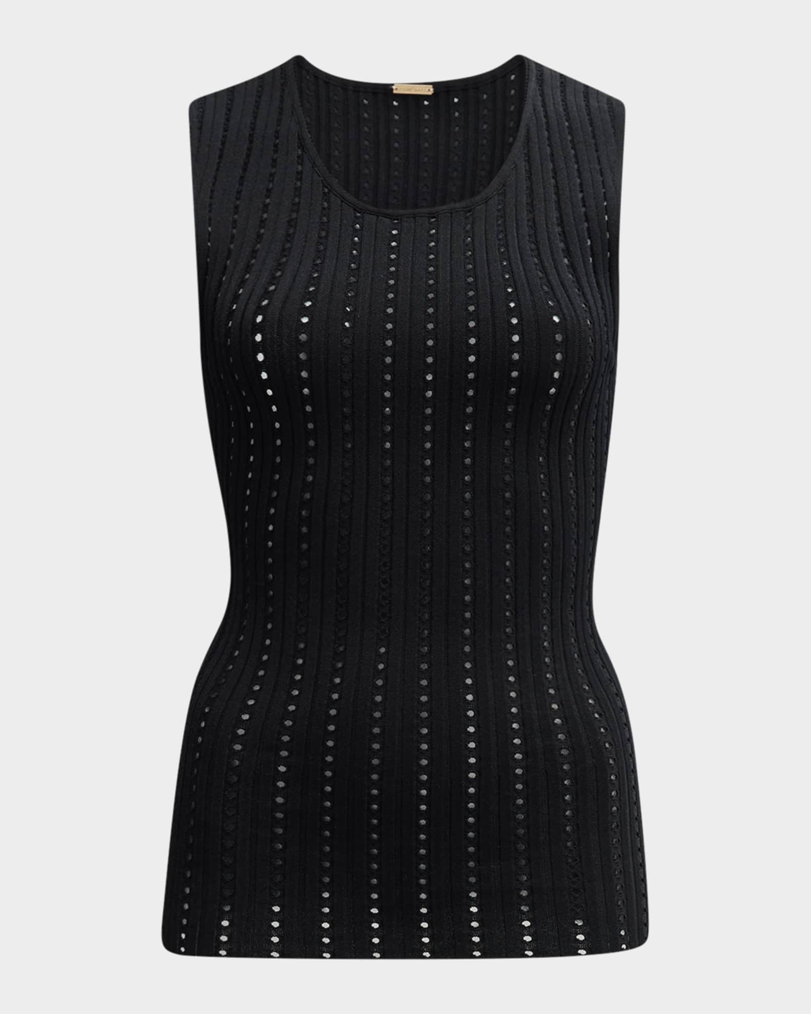 Adam Lippes Pointelle Knit Tank Top | Neiman Marcus