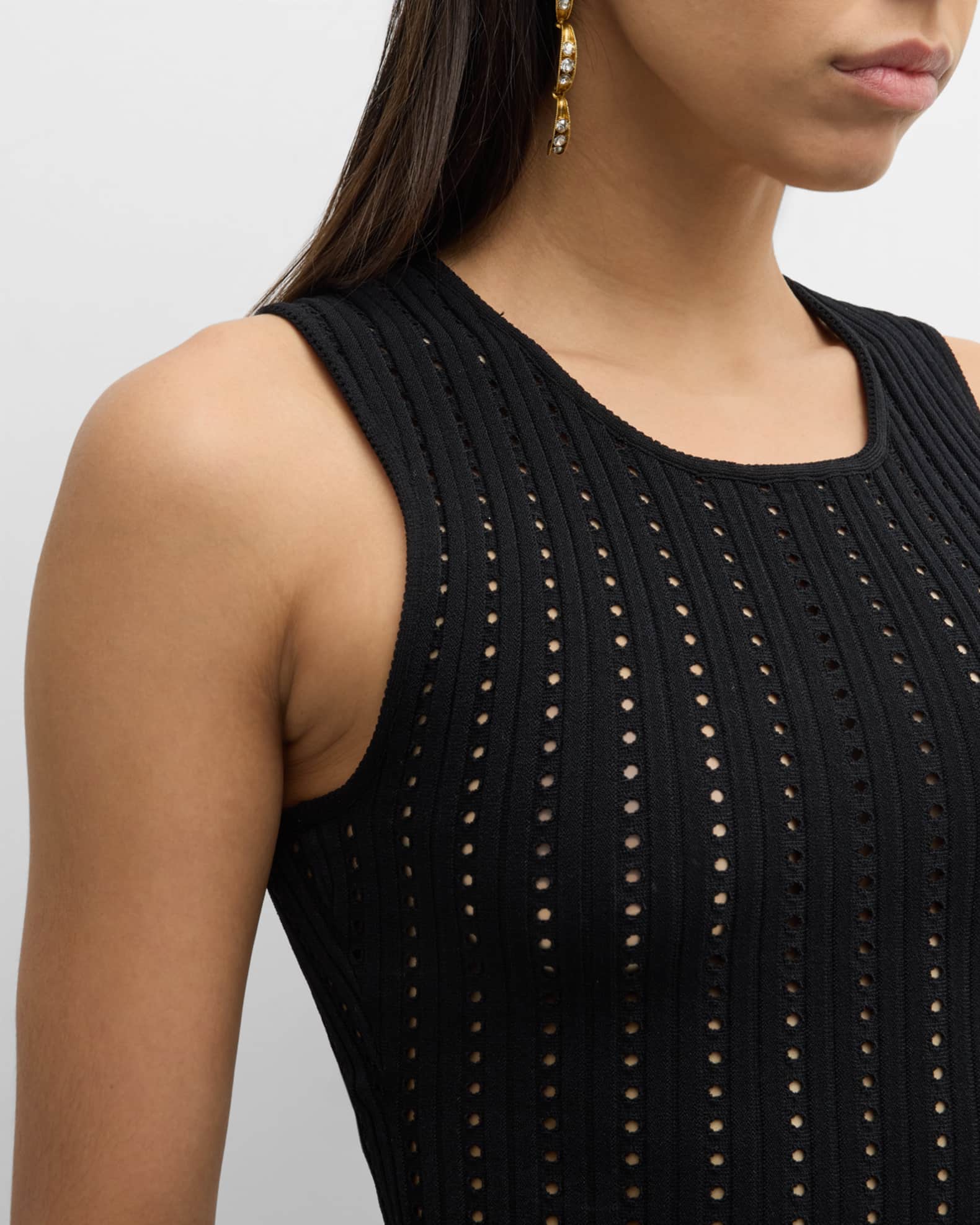 Adam Lippes Pointelle Knit Tank Top | Neiman Marcus