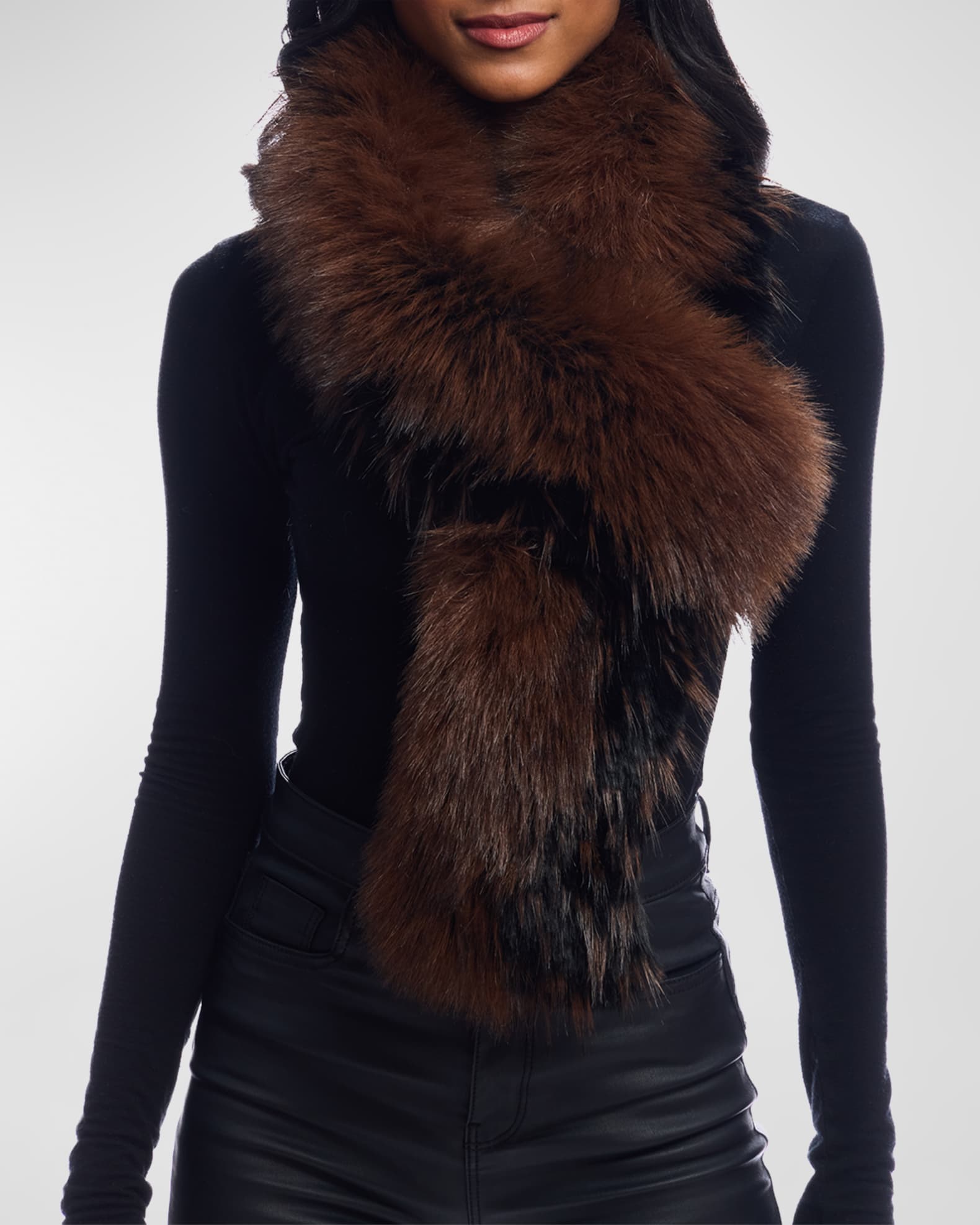 Fabulous Furs Faux Fur Loop Scarf | Neiman Marcus