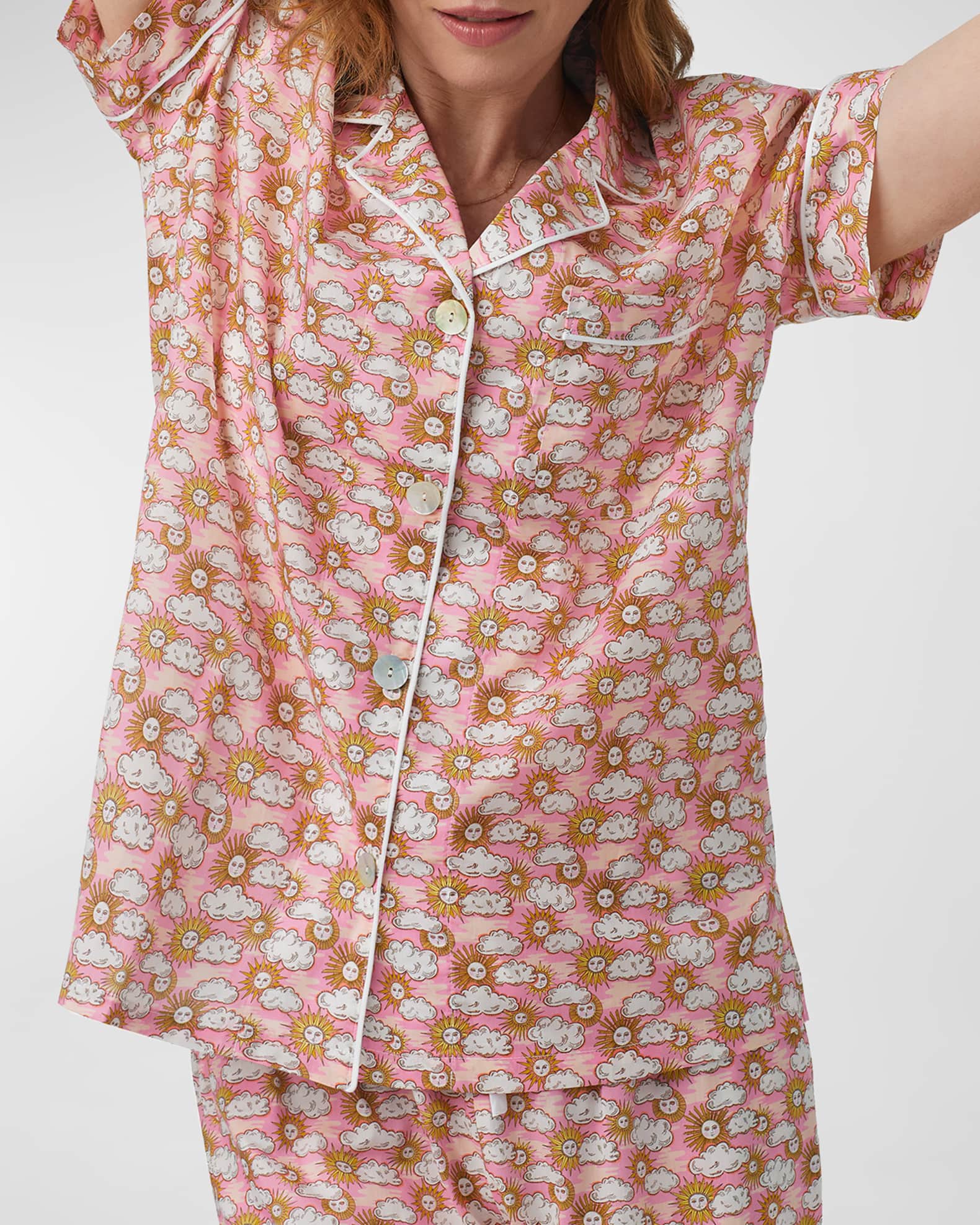 BedHead Pajamas x Liberty of London Fabrics Cropped Pajama Set | Neiman ...