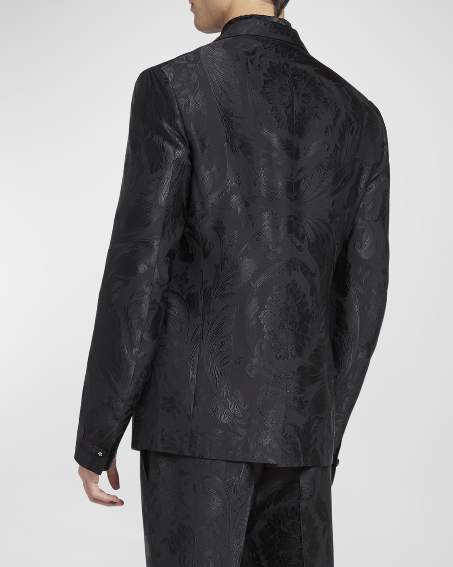 Versace Men's Barocco Jacquard Tuxedo Jacket | Neiman Marcus