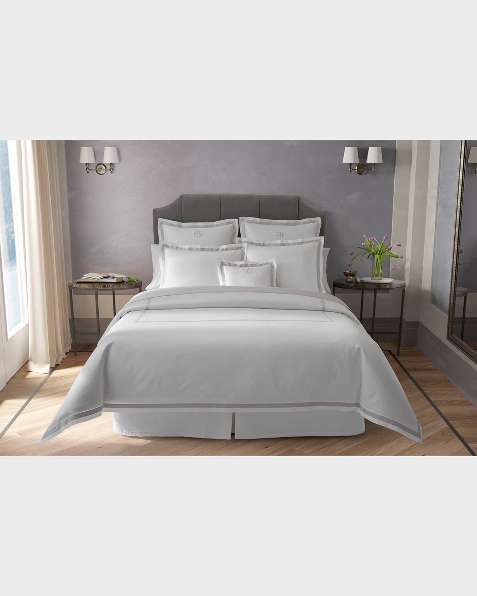 Matouk Schumacher Ambrose Boudoir Sham | Neiman Marcus