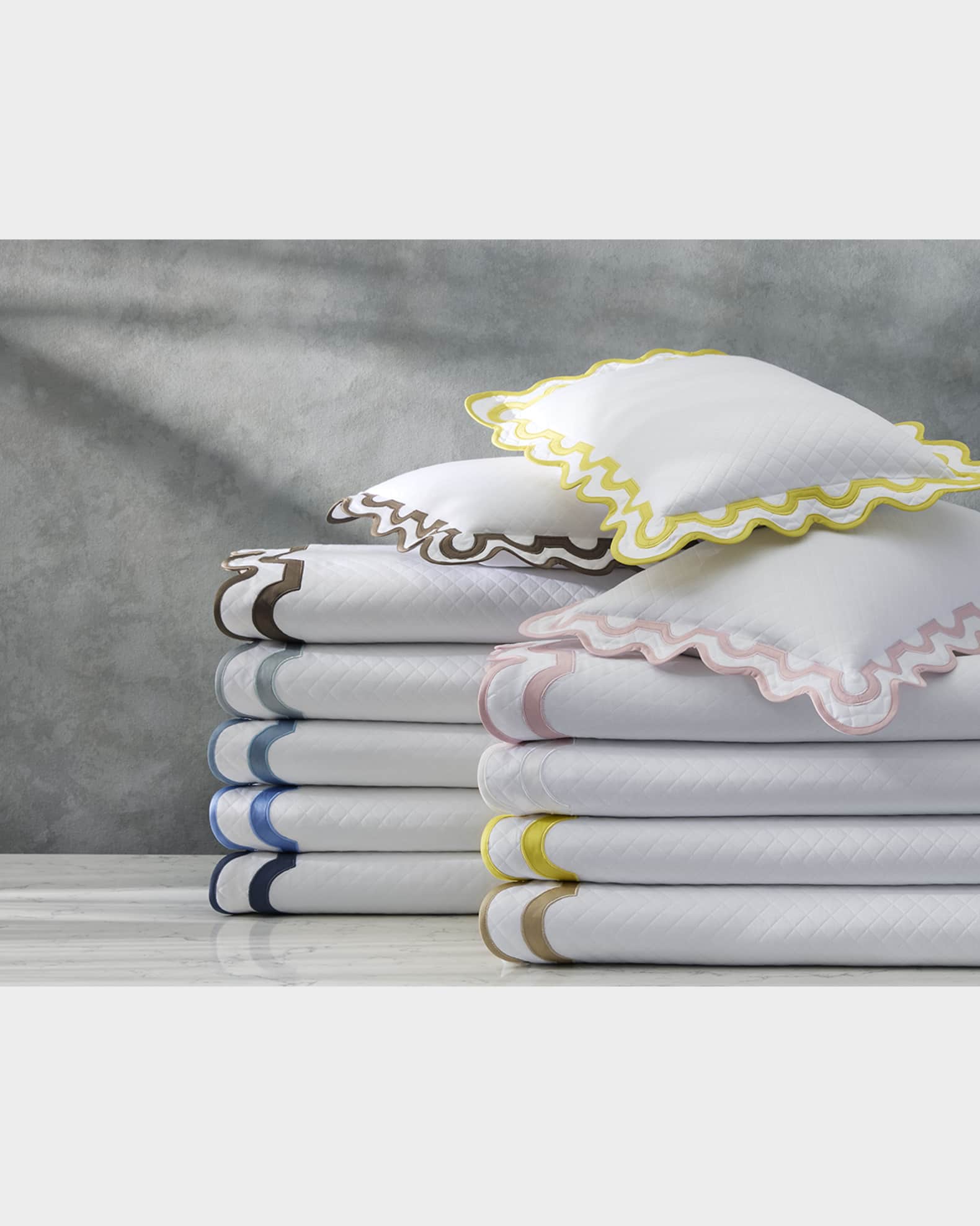 Matouk Mirasol Matelasse Euro Sham | Neiman Marcus