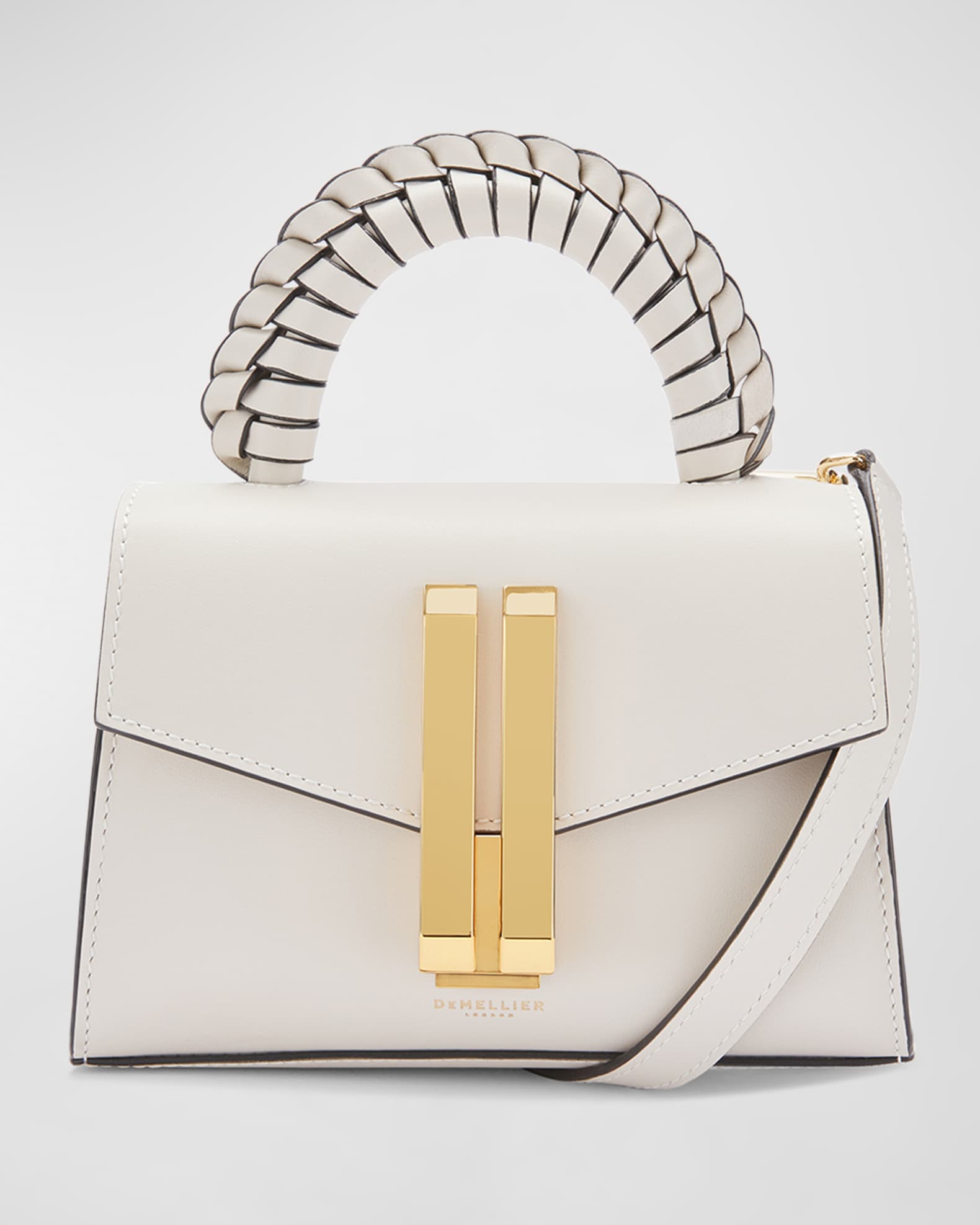 DeMellier Montreal Nano Braided Top-Handle Bag | Neiman Marcus