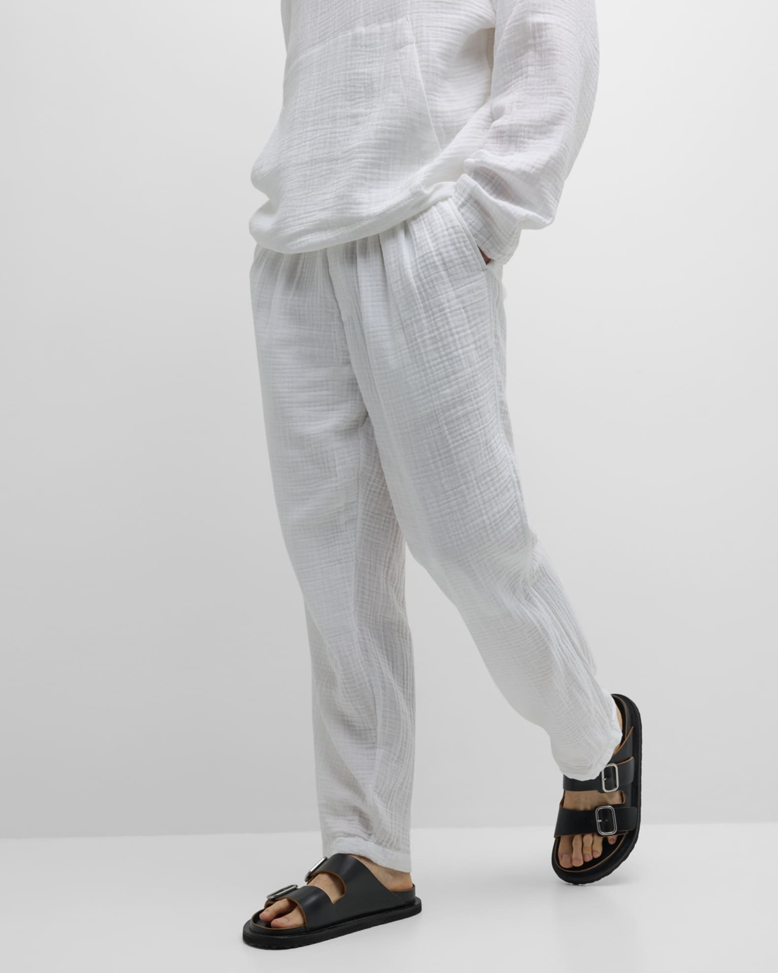TRUE TRIBE Men's Cotton Lawn Lounge Pants | Neiman Marcus