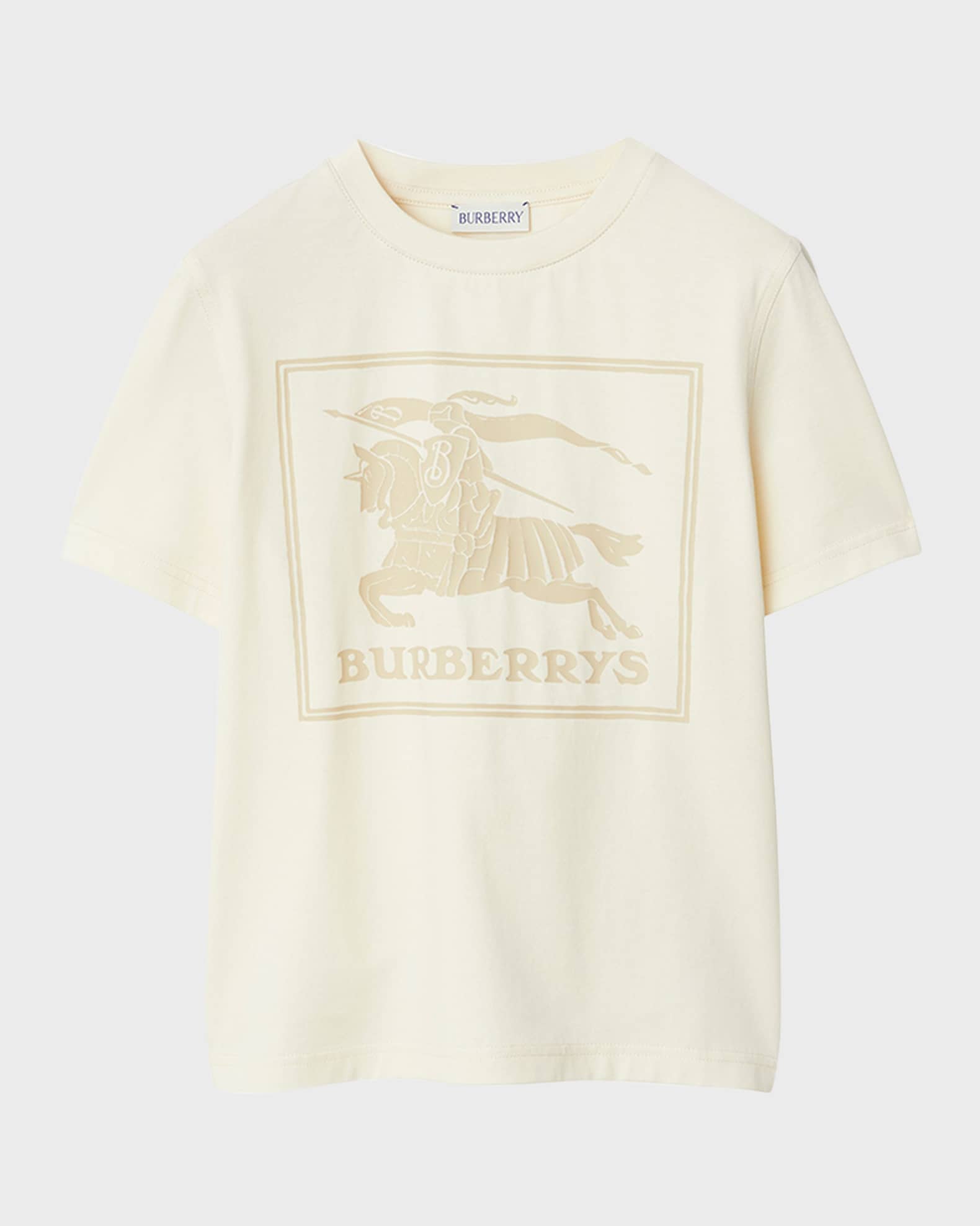 Burberry Boy's Cedar EKD Box Logo Short-Sleeve T-Shirt, Size 6M-2 | Neiman Marcus