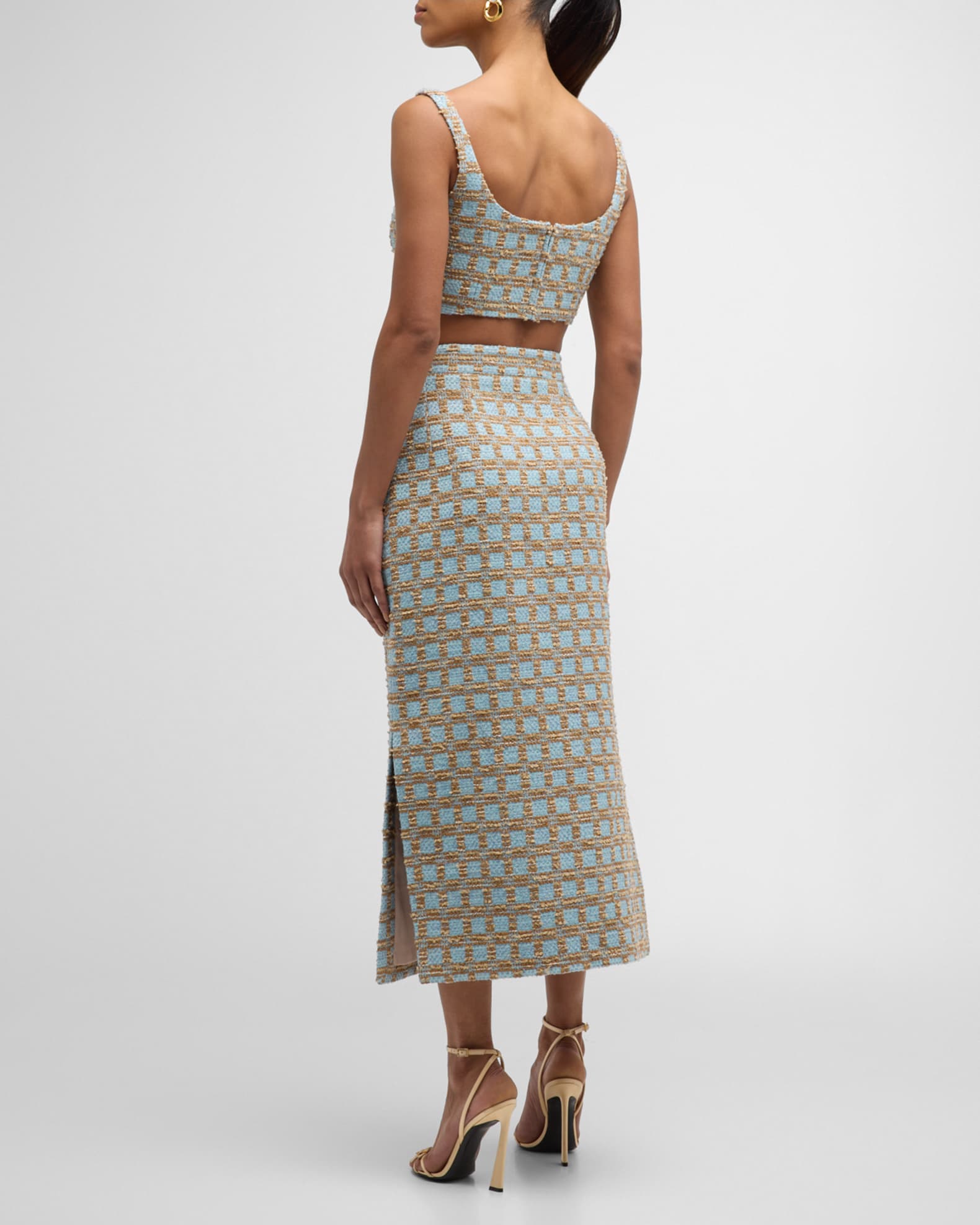 Boucle Check Collection | Neiman Marcus